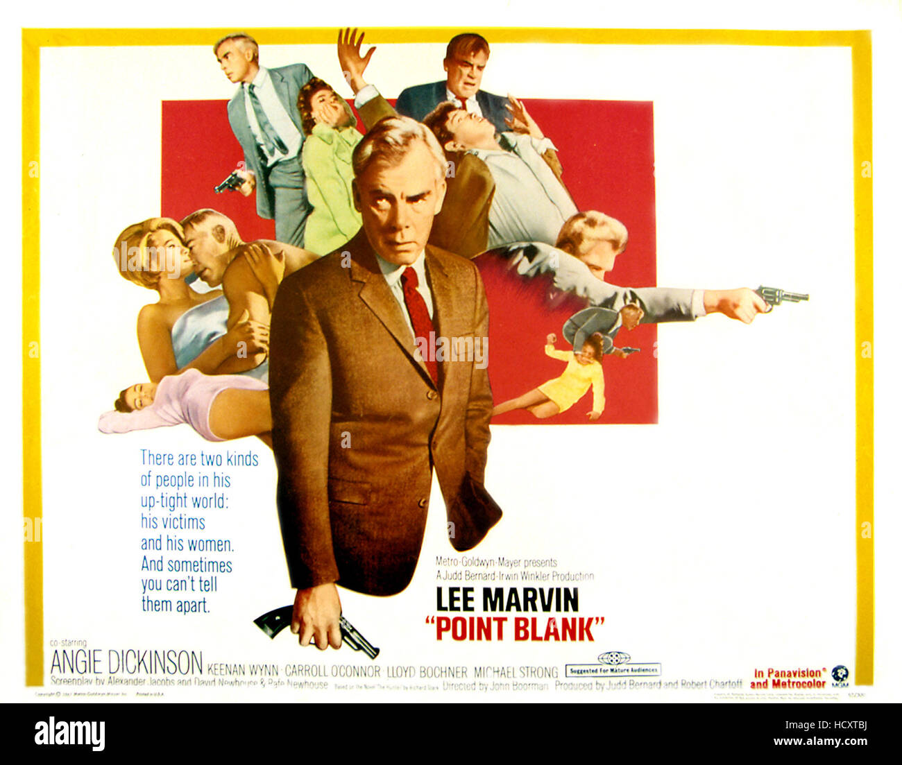 POINT BLANK, Angie Dickinson, Lee Marvin, 1967 Photo Stock - Alamy