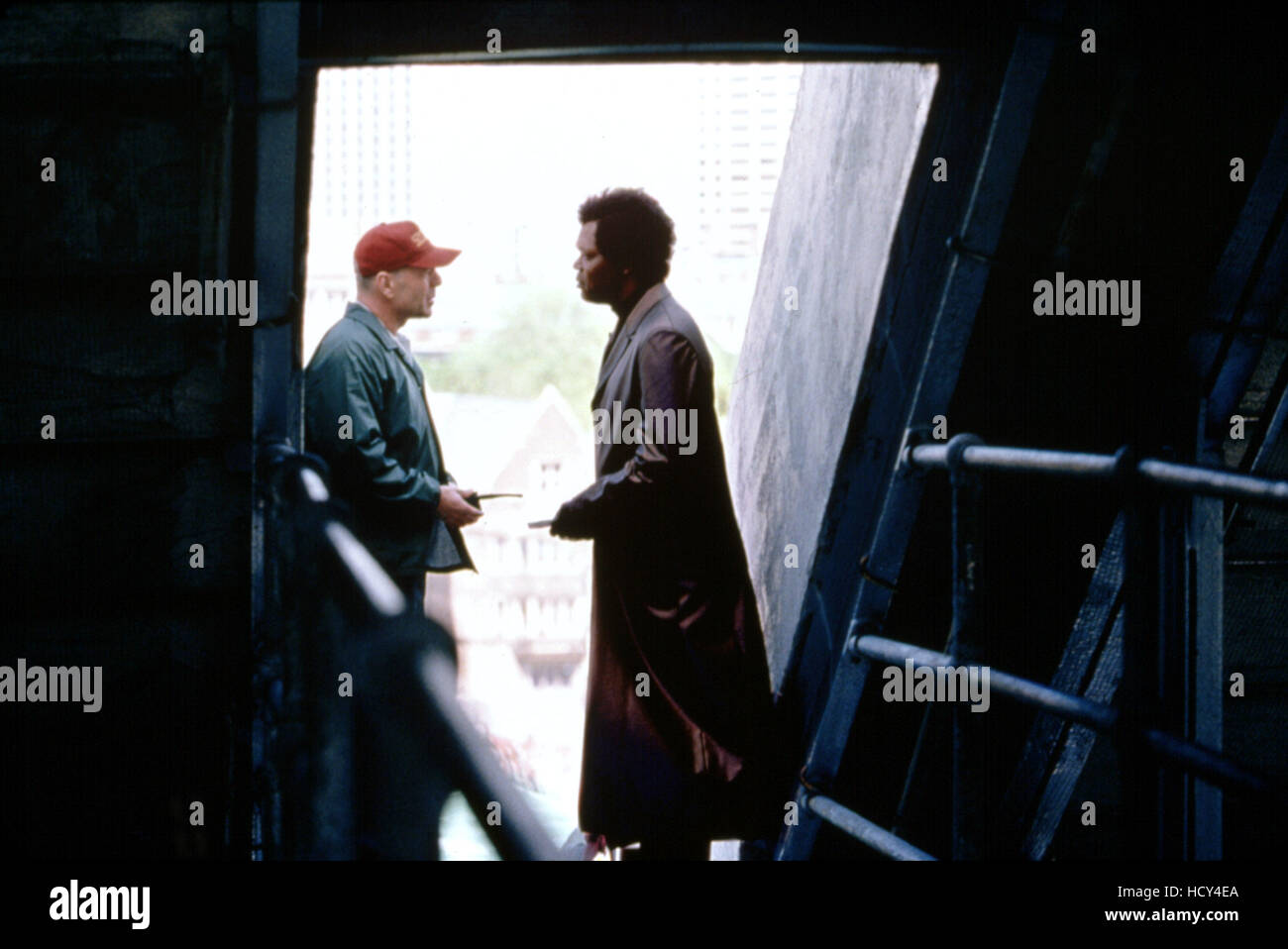 Incassable, Bruce Willis, Samuel L. Jackson, 2000 Photo Stock - Alamy
