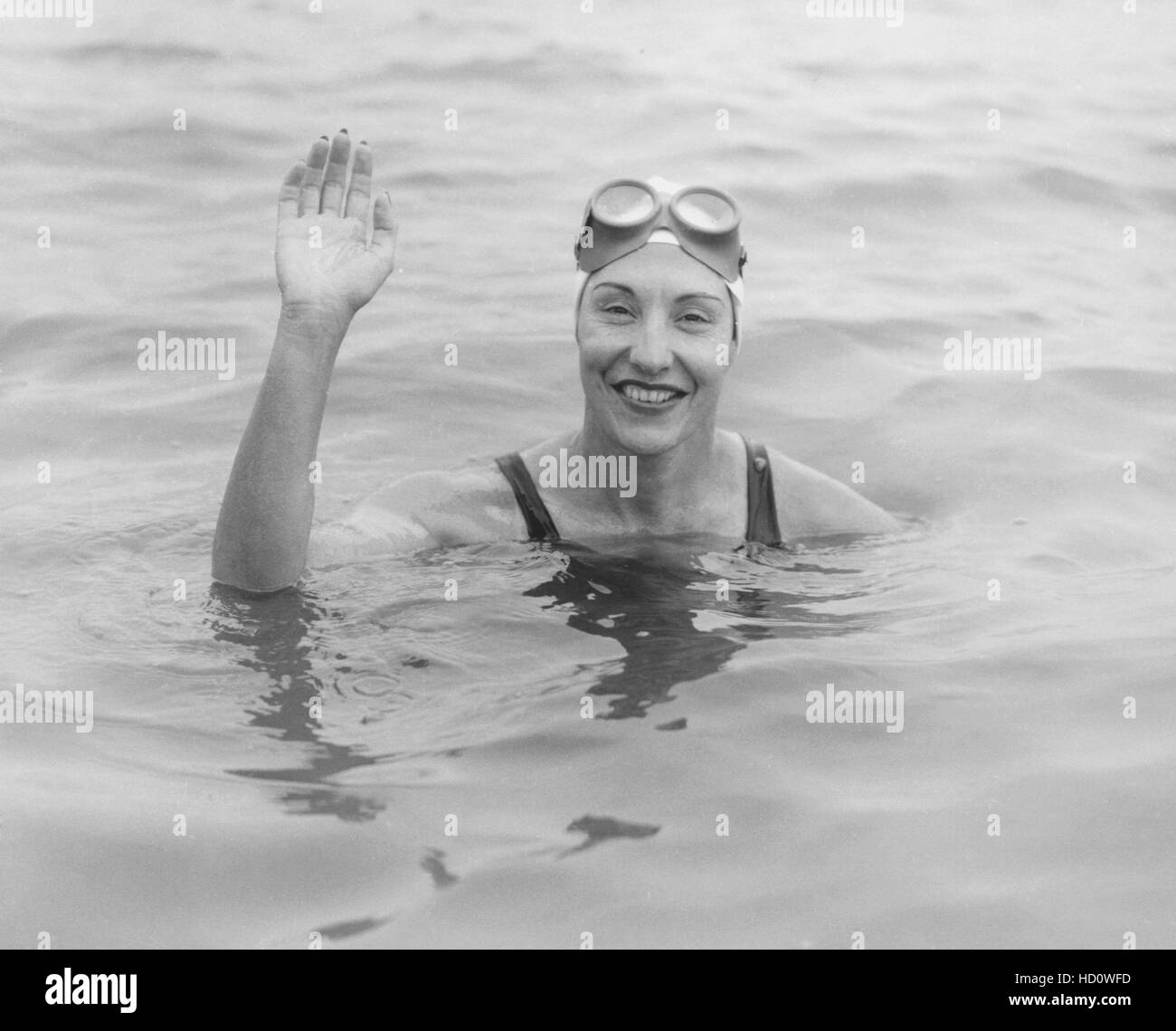Florence Chadwick de partir de Youngstown, Ohio je tente de swin le 32 ...