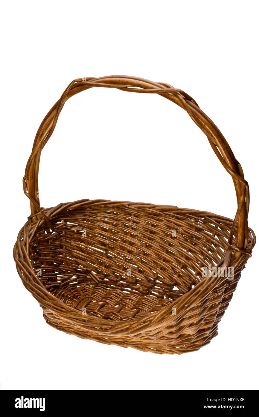 Panier en osier vide Banque de photographies et d’images à haute ...