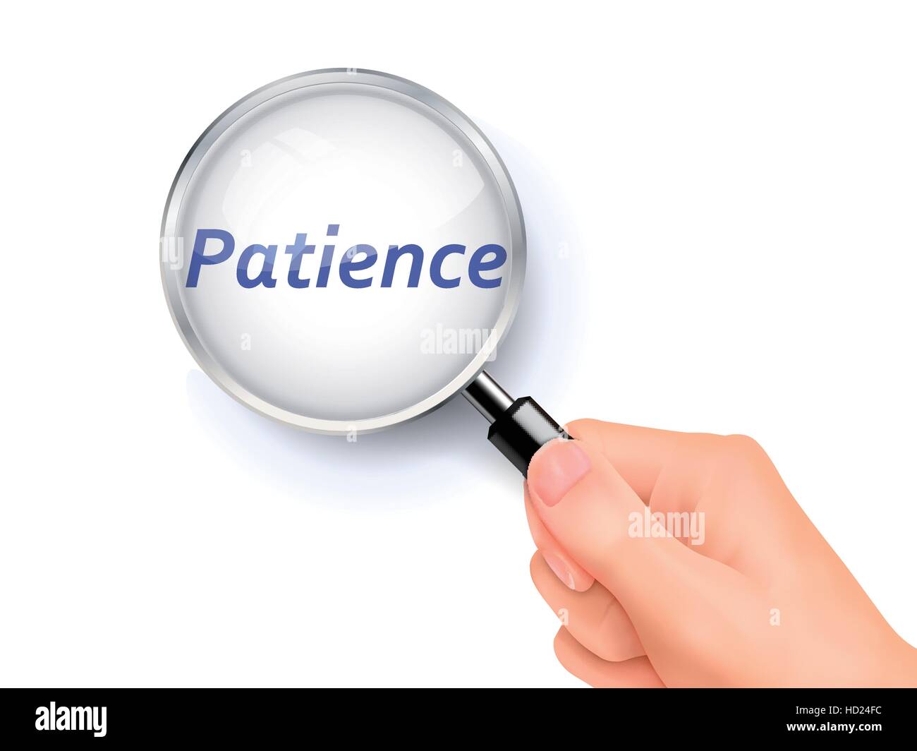 Concept patience Banque d'images vectorielles - Alamy