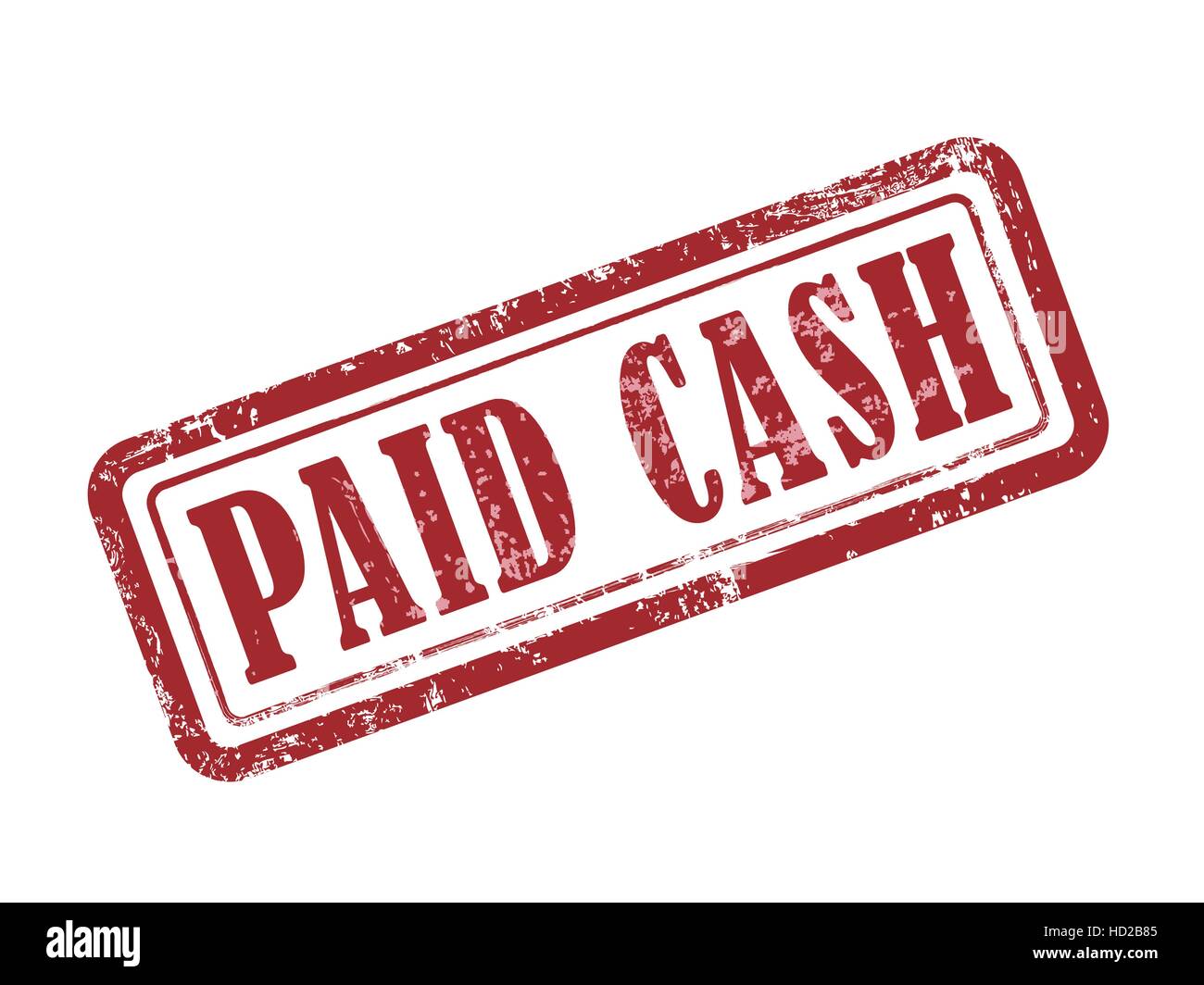 Rubber stamp text pay cash Banque d'images vectorielles - Alamy