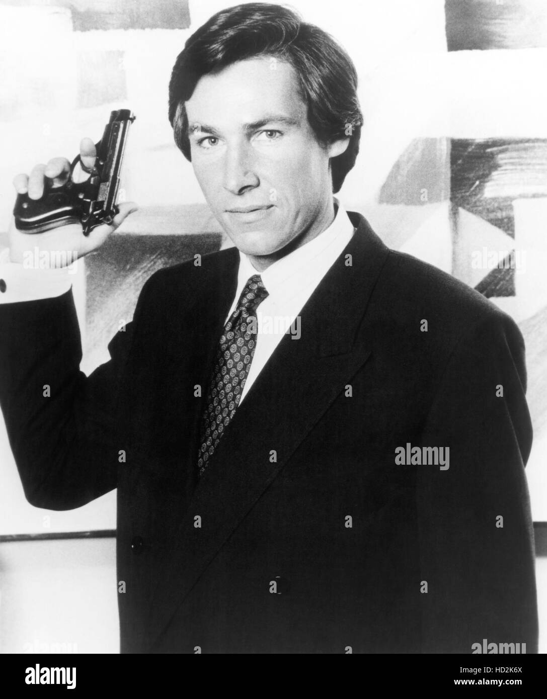 Simon Dutton dans le TV film series, LE SAINT, ca. 1989. © Celtic Films ...