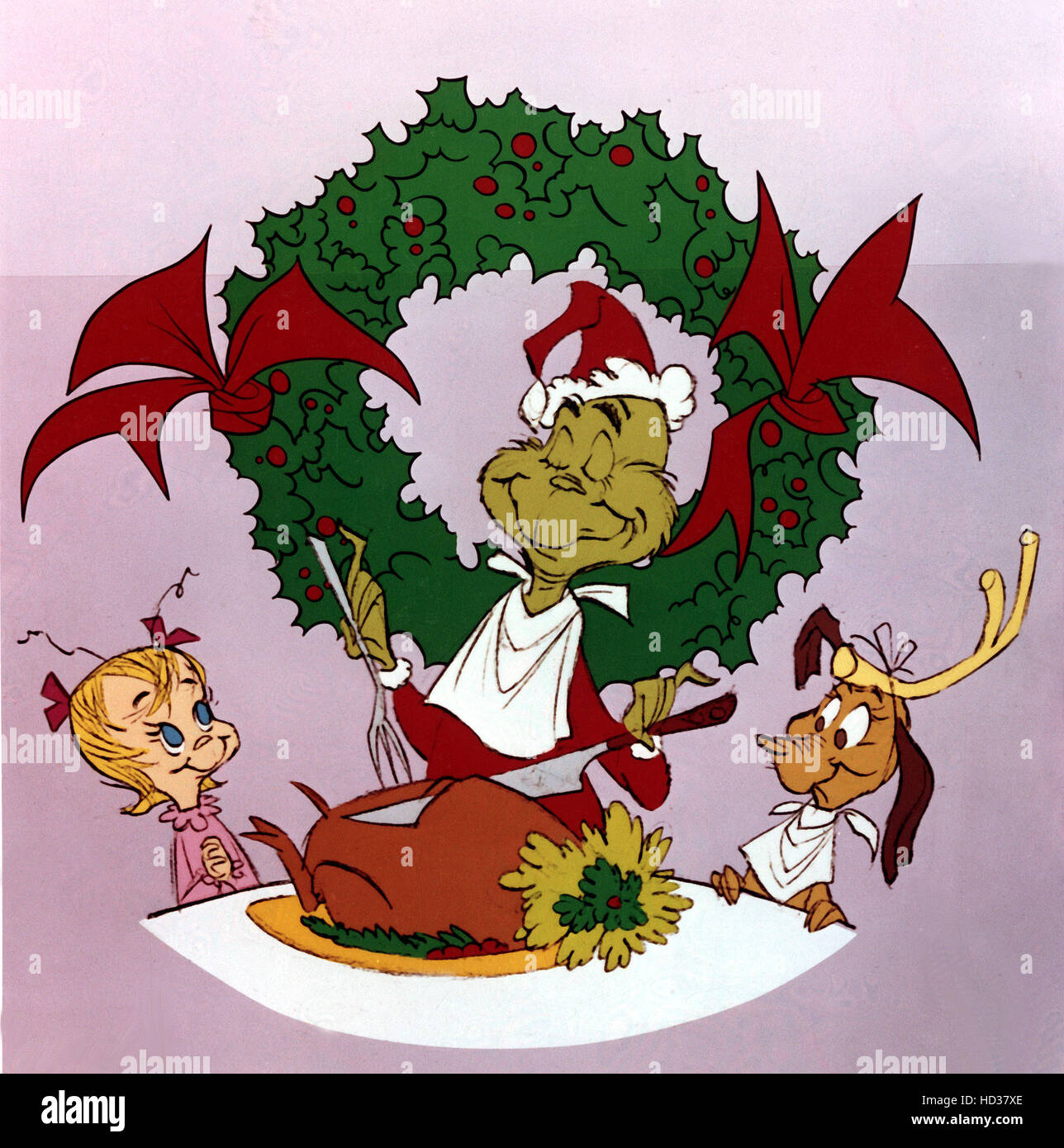 Comment LE GRINCH A VOLÉ NOËL, Cindy Lou qui, grincheux, Max, 1966 Photo Stock - Alamy