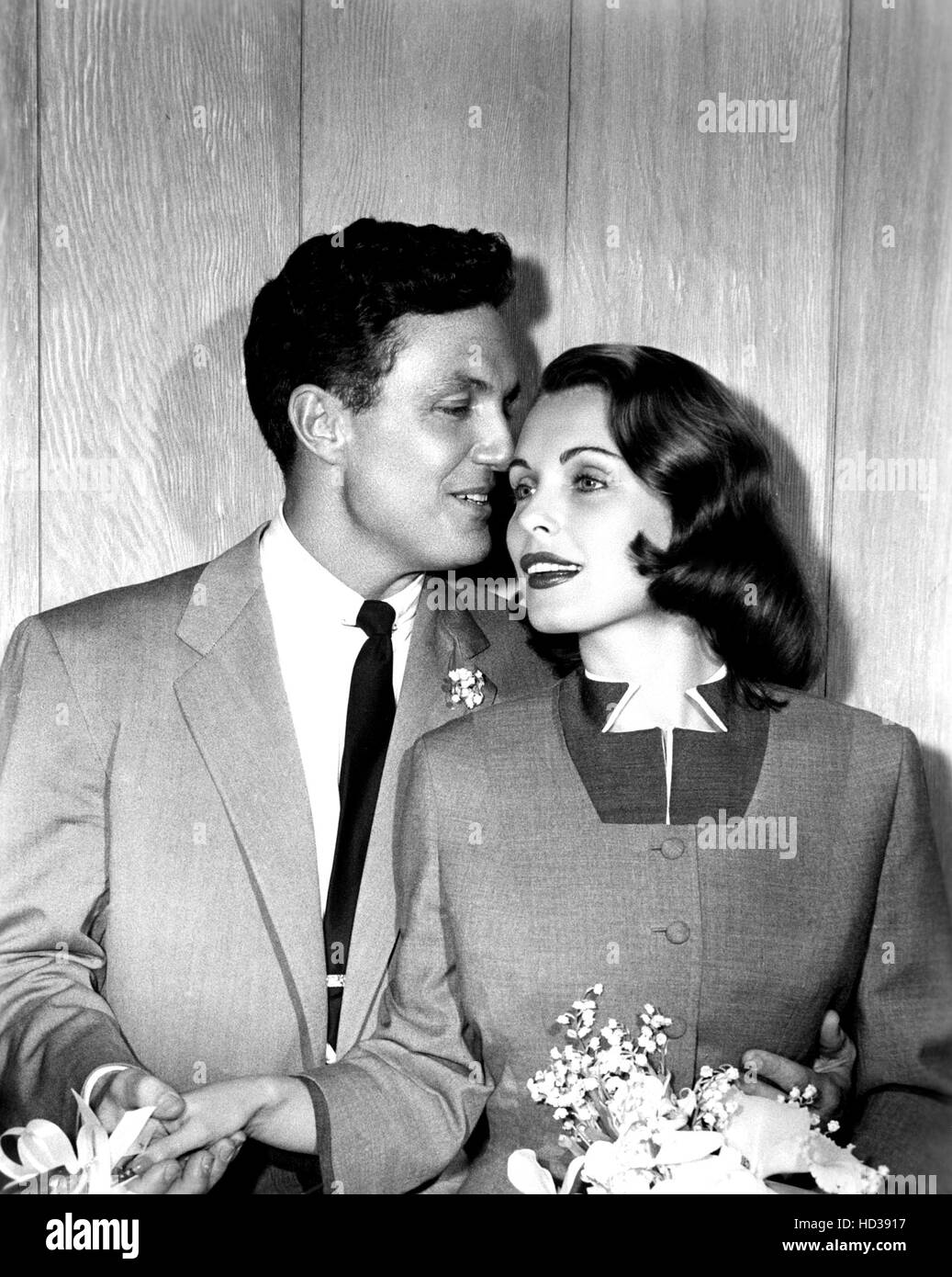 ROBERT STACK, avec son épouse Rosemarie Bowe vers 1956 Photo Stock - Alamy