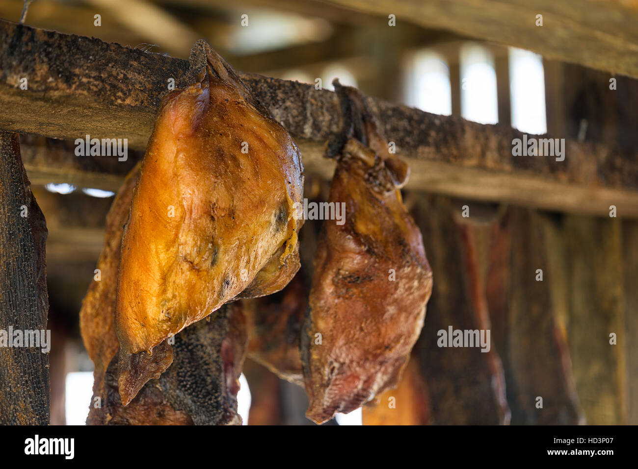 Viande de requin fermentée Banque de photographies et d’images à haute ...