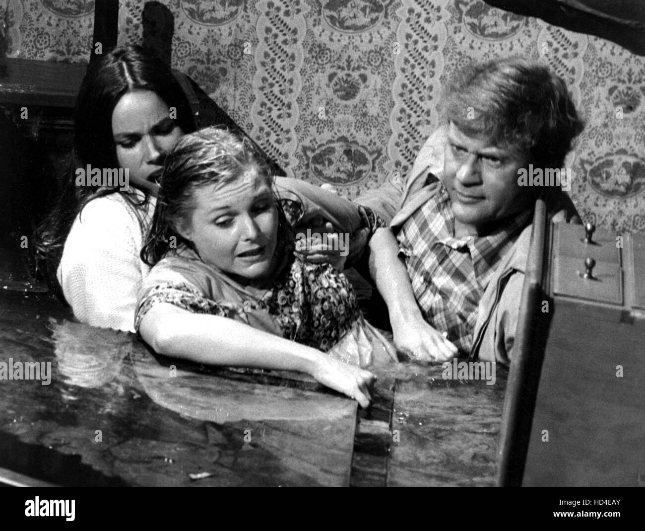 Inondation !, à partir de la gauche : Barbara Hershey, Carol Lynley ...