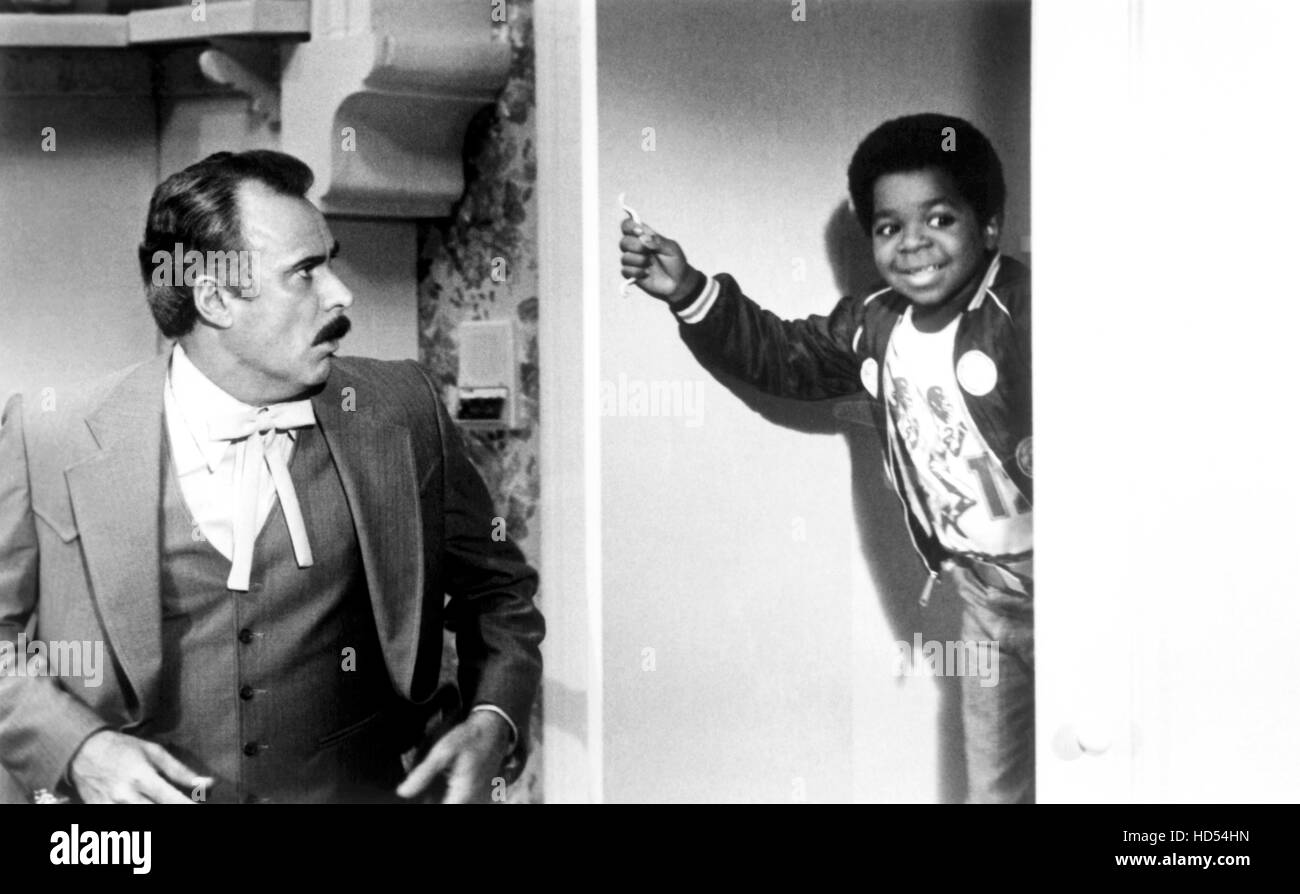DIFF'RENT STROKES, à partir de la gauche : Dabney Coleman, Gary Coleman ...