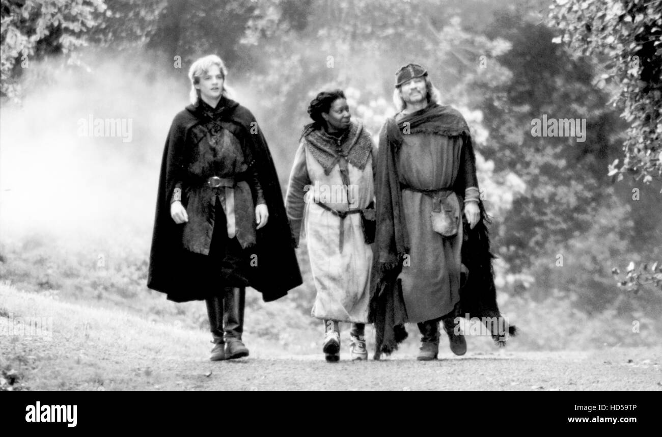 Un chevalier dans Camelot, (de gauche) : Simon Fenton, Whoopi Goldberg ...