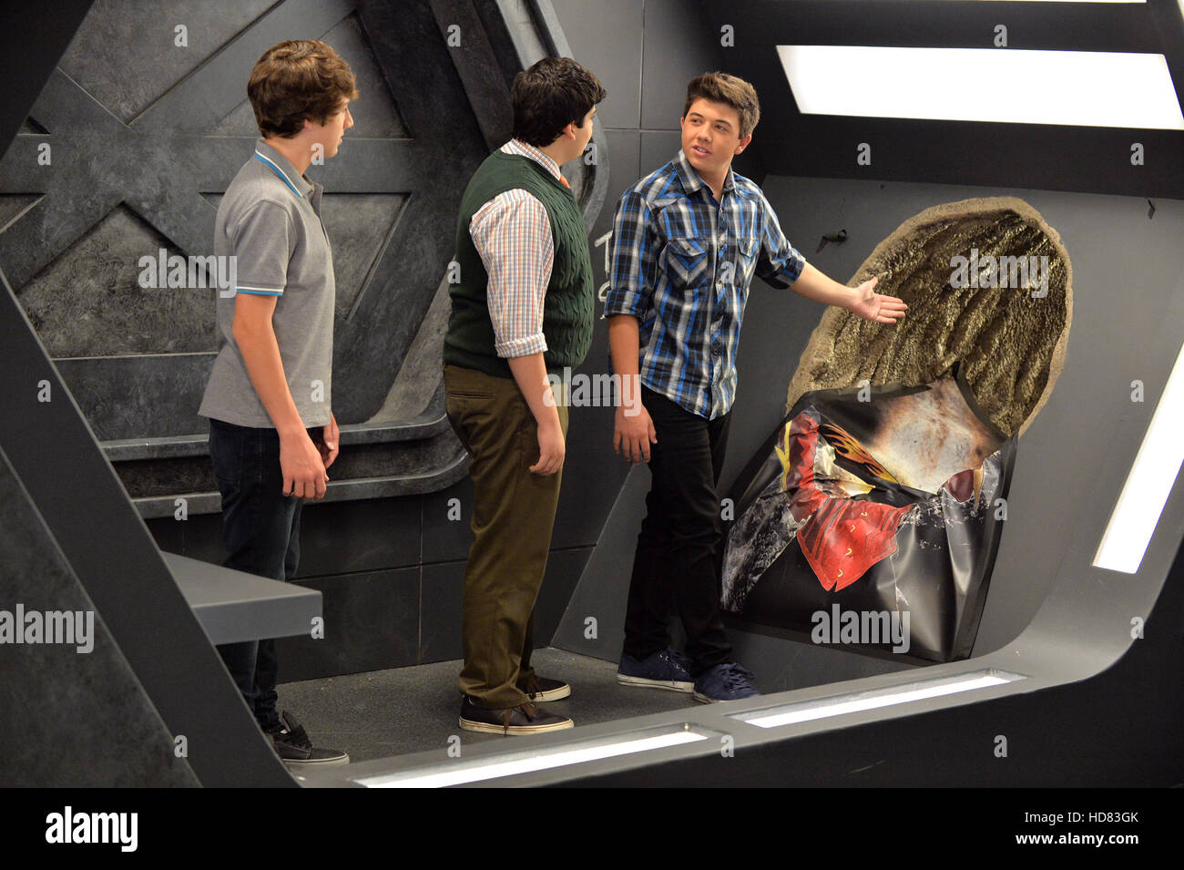 MIGHTY MED, (de gauche) : Jake Court, Devan Leos, Bradley Steven Perry ...