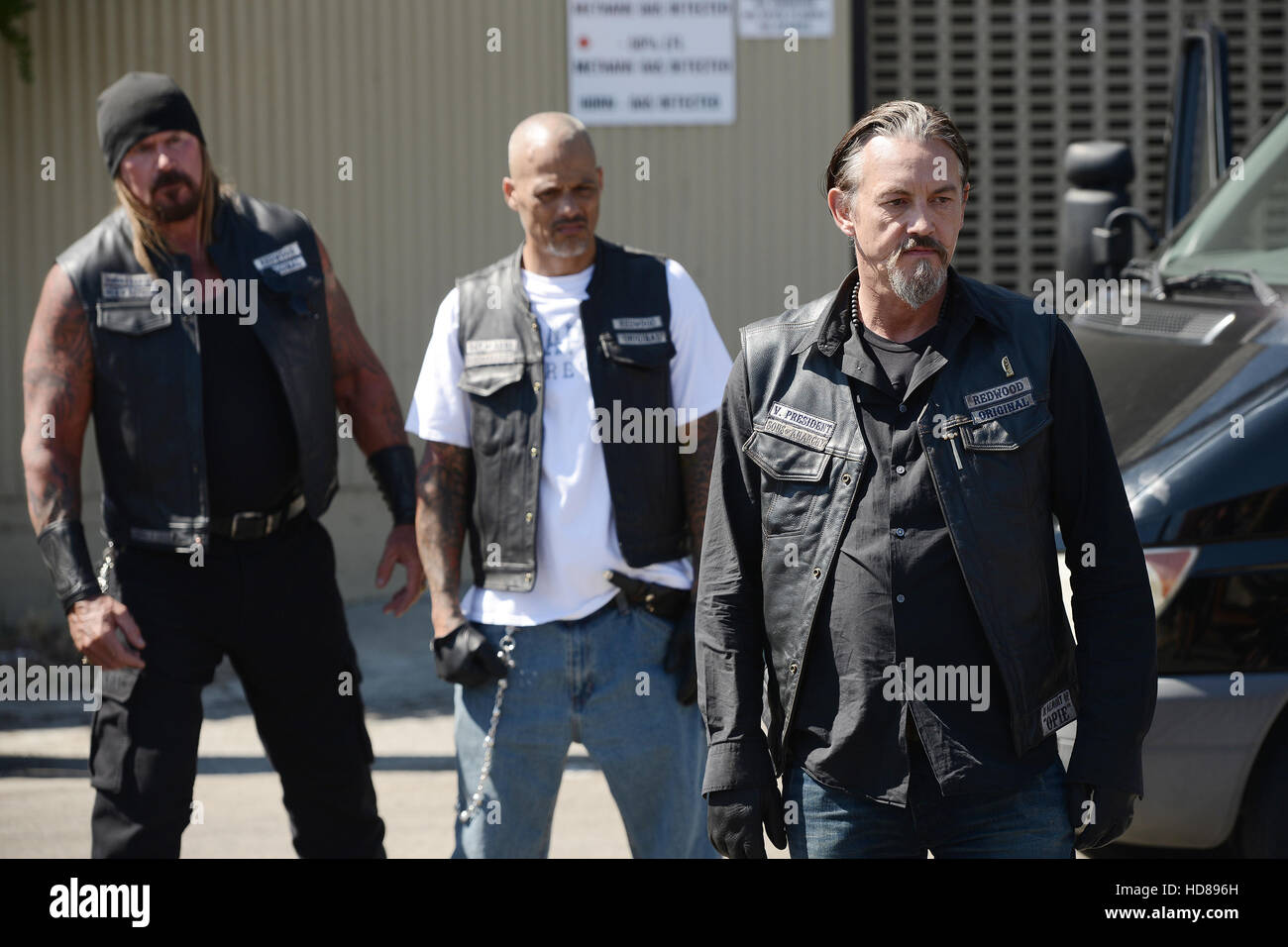 Fils de l'anarchie, l-r : Rusty Coones, David Labrava, Tommy Flanagan ...