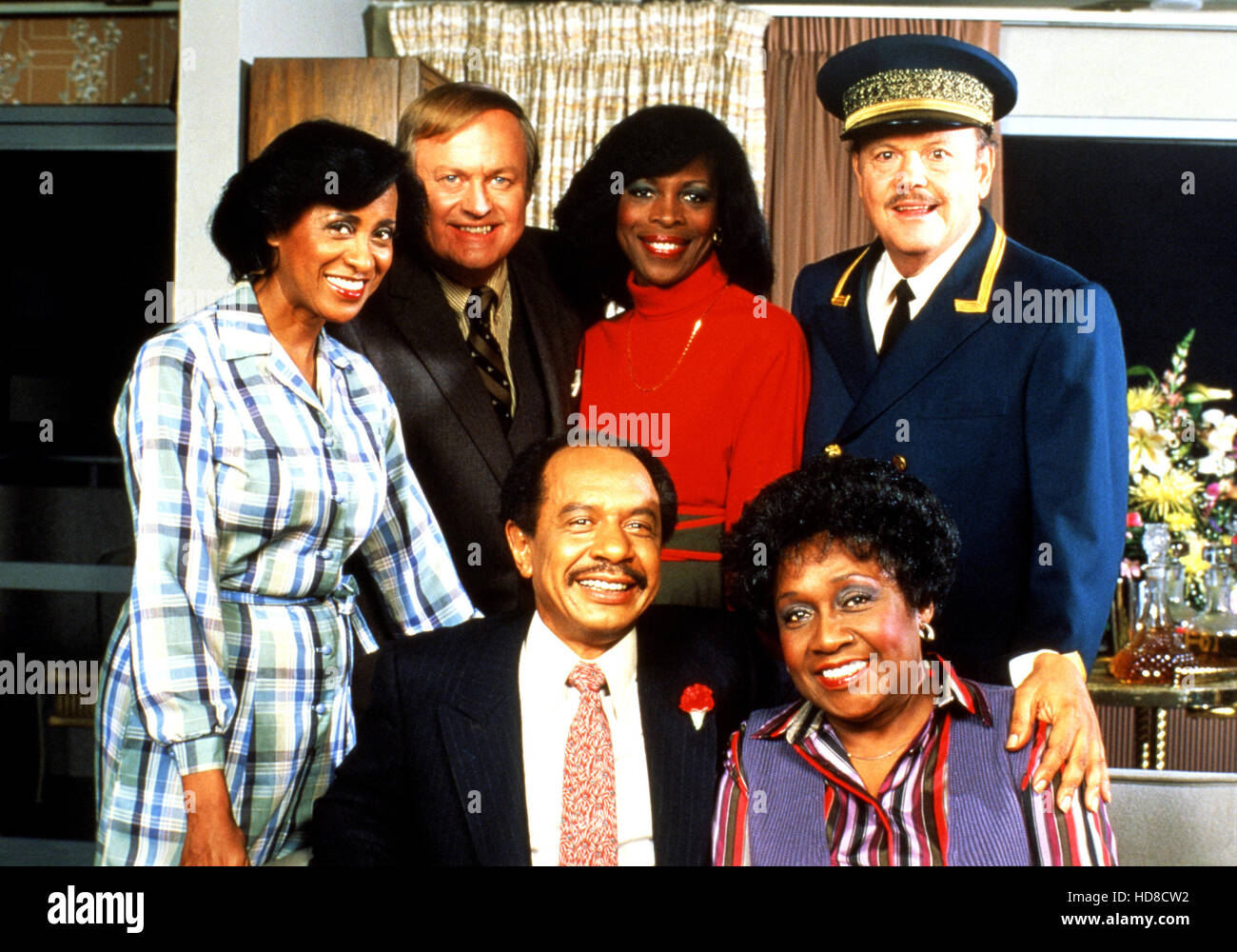 Le JEFFERSONS, Marla Gibbs, Franklin Cover, Sherman Hemsley, Roxie ...