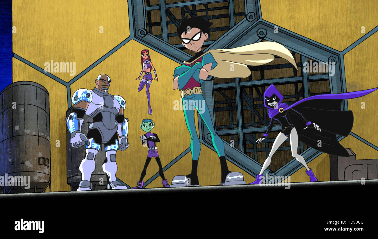 TEEN TITANS, Cyborg, Robin, 2003-2006. © Cartoon Network / Courtesy ...