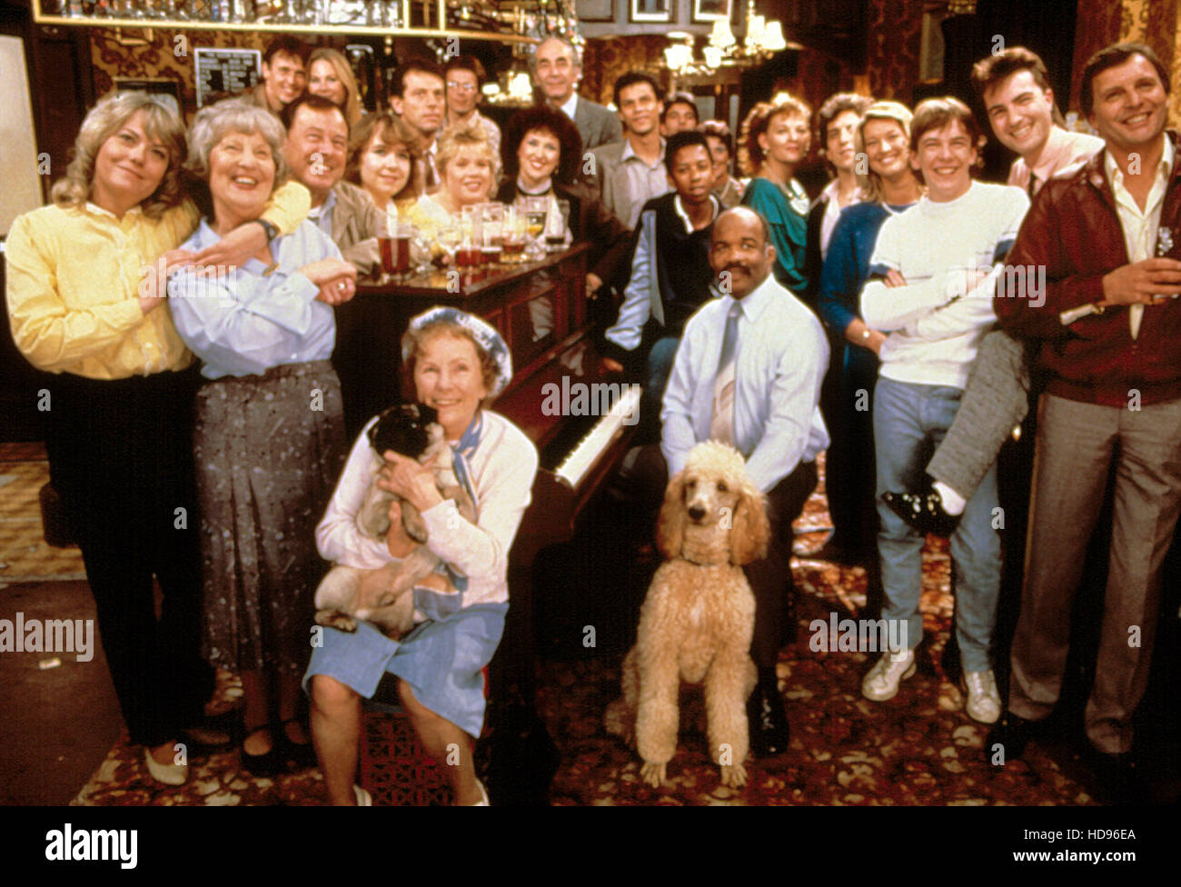 EASTENDERS, Wendy Richards, Anna Wing, Ross Davidson, Shirley Cheriton ...