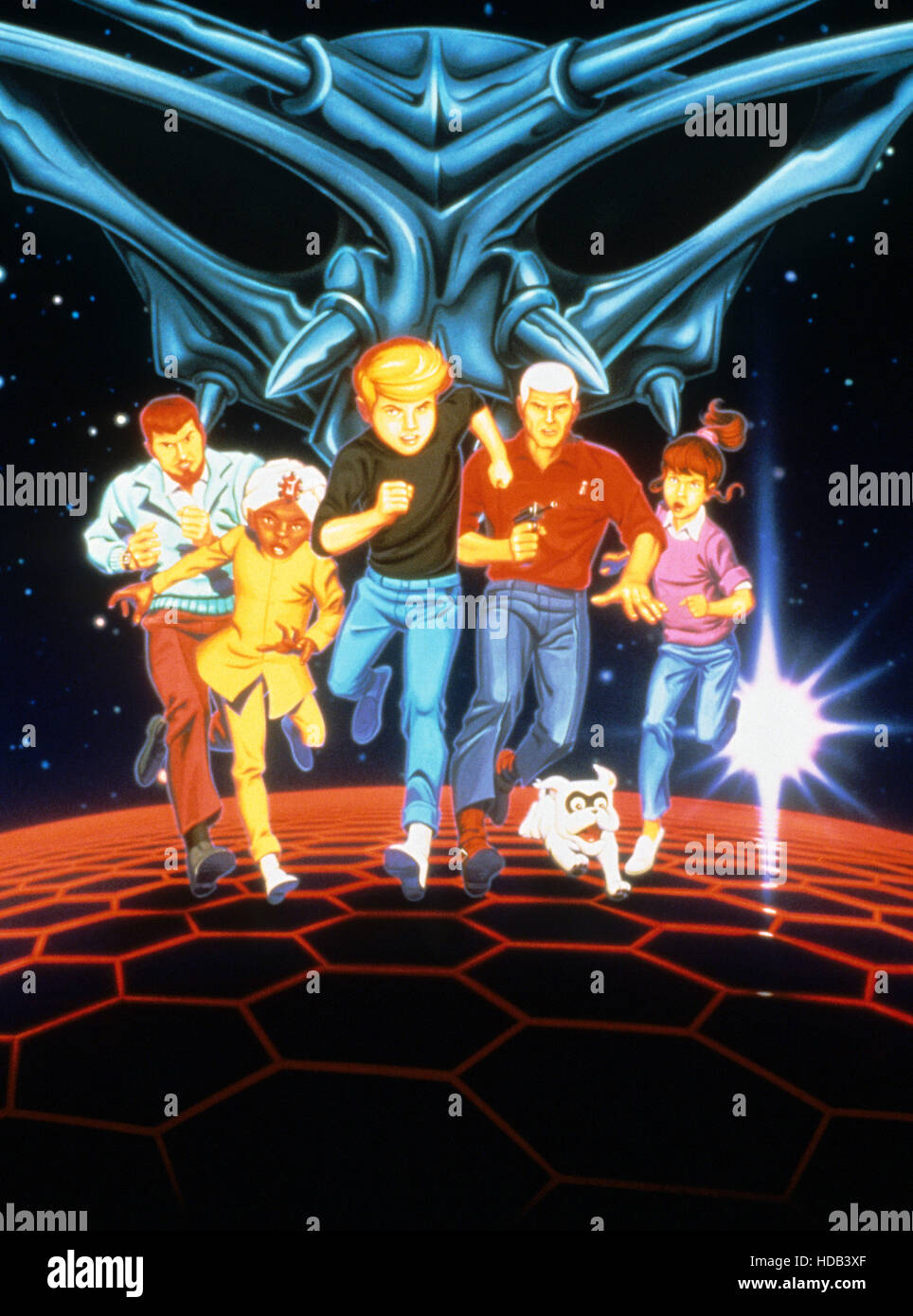 JONNY QUEST VS. Les insectes cybernétiques, L-R : Le Dr Benton Quest ...