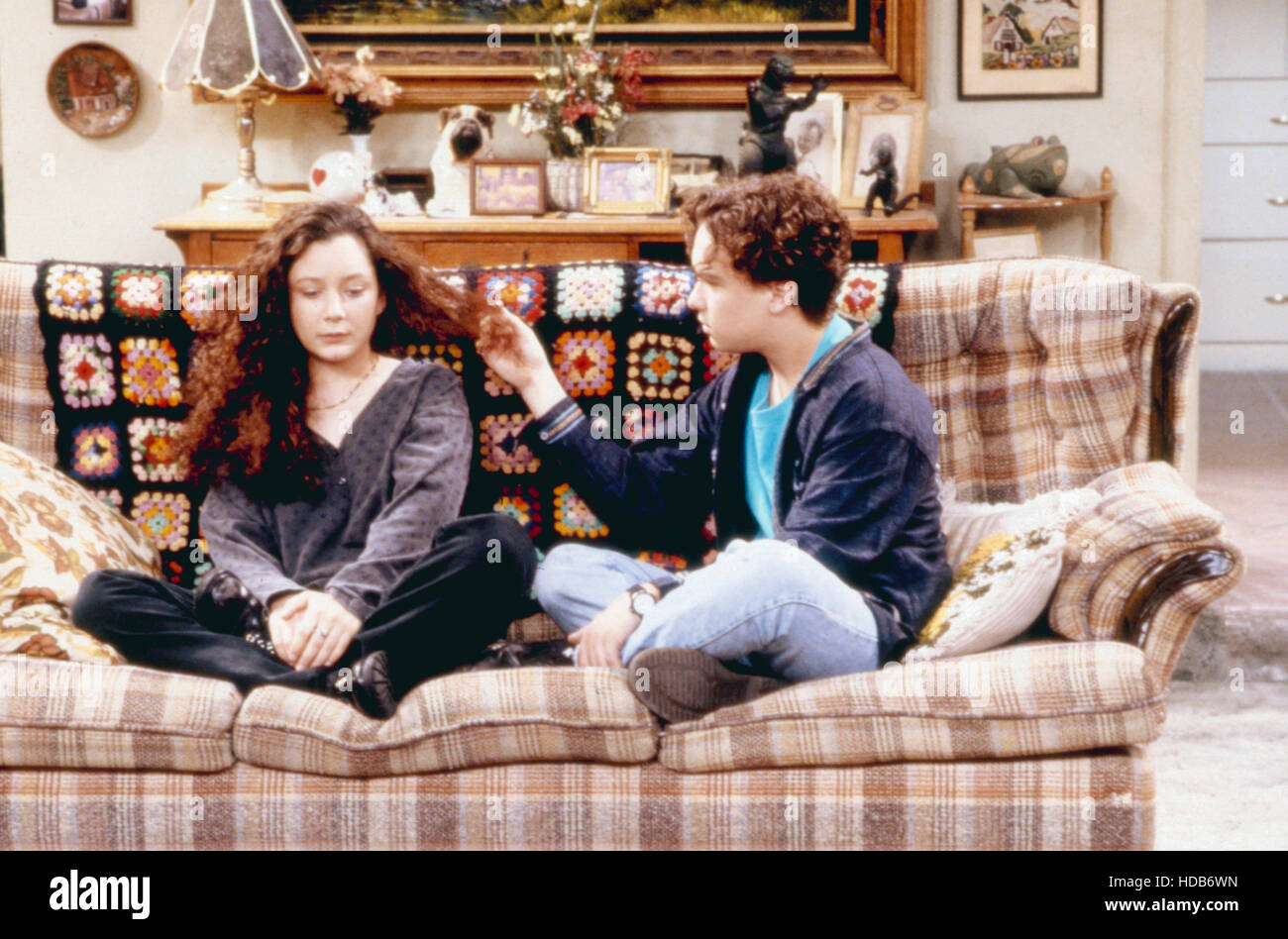 ROSEANNE, Sara Gilbert, Johnny Galecki, Saison 5, Ep. Les 'Conditions ...