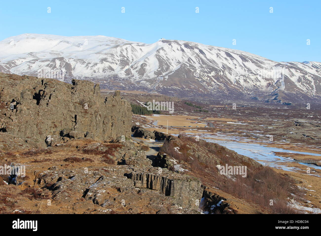 L'Islande Thingvellir Þingvellir rift valley dorsale médio-plaques ...
