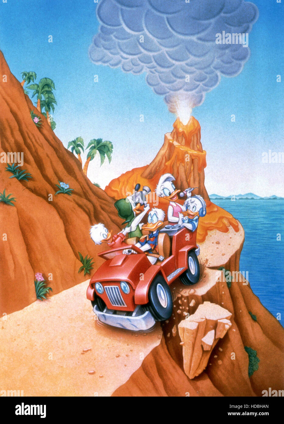 QUACK PACK (aka le DISNEY'S QUACK PACK), Donald Duck (avant) avec les ...