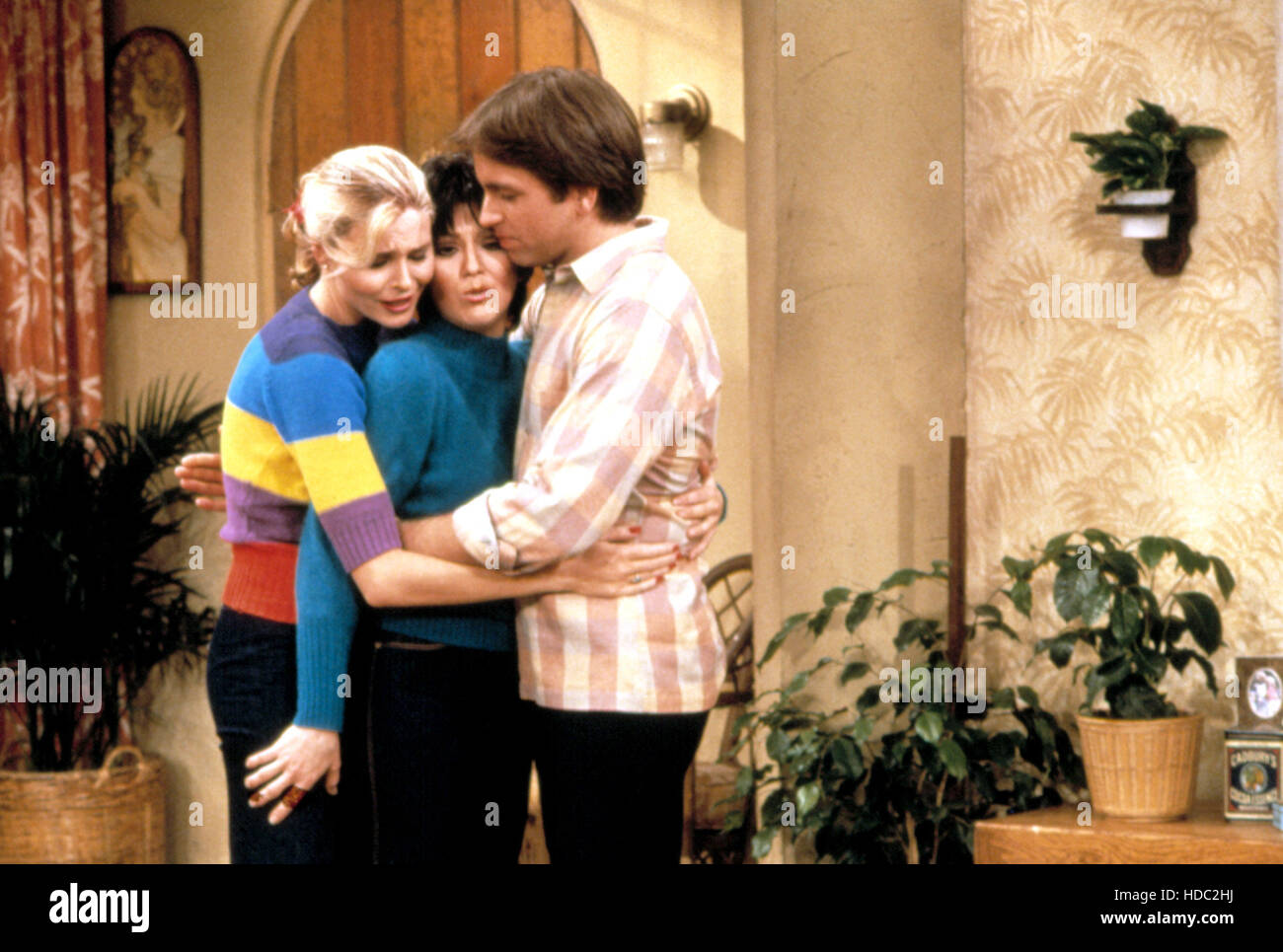 THREE'S COMPANY, Priscilla Barnes, Joyce De Witt, John Ritter, 1977 ...