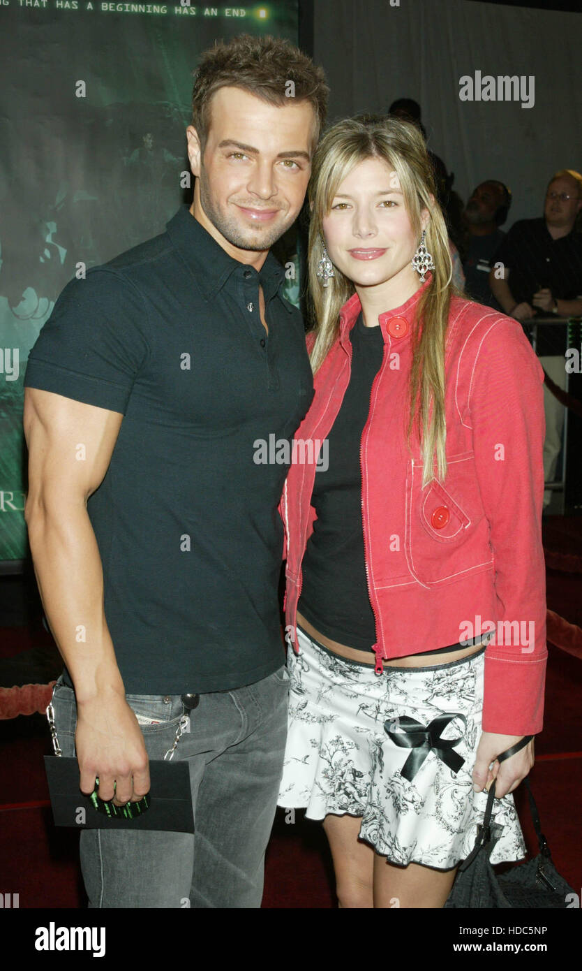 Joe Lawrence et sa femme Michelle lors de la première mondiale du film ...