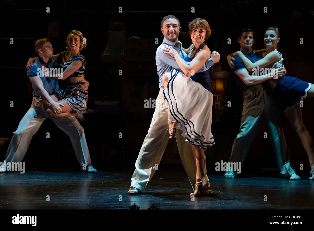 Flavia and the cast of the last tango run Banque de photographies et d ...