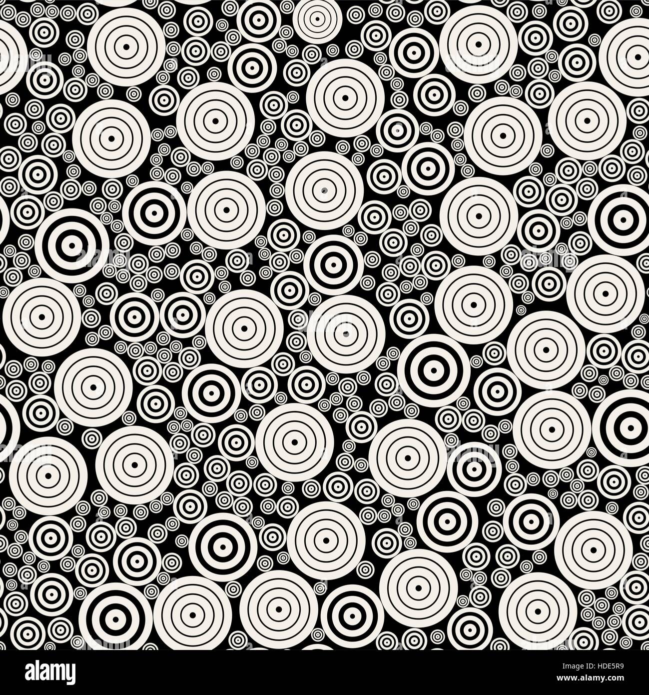 Cercles concentriques Banque d'images vectorielles - Alamy