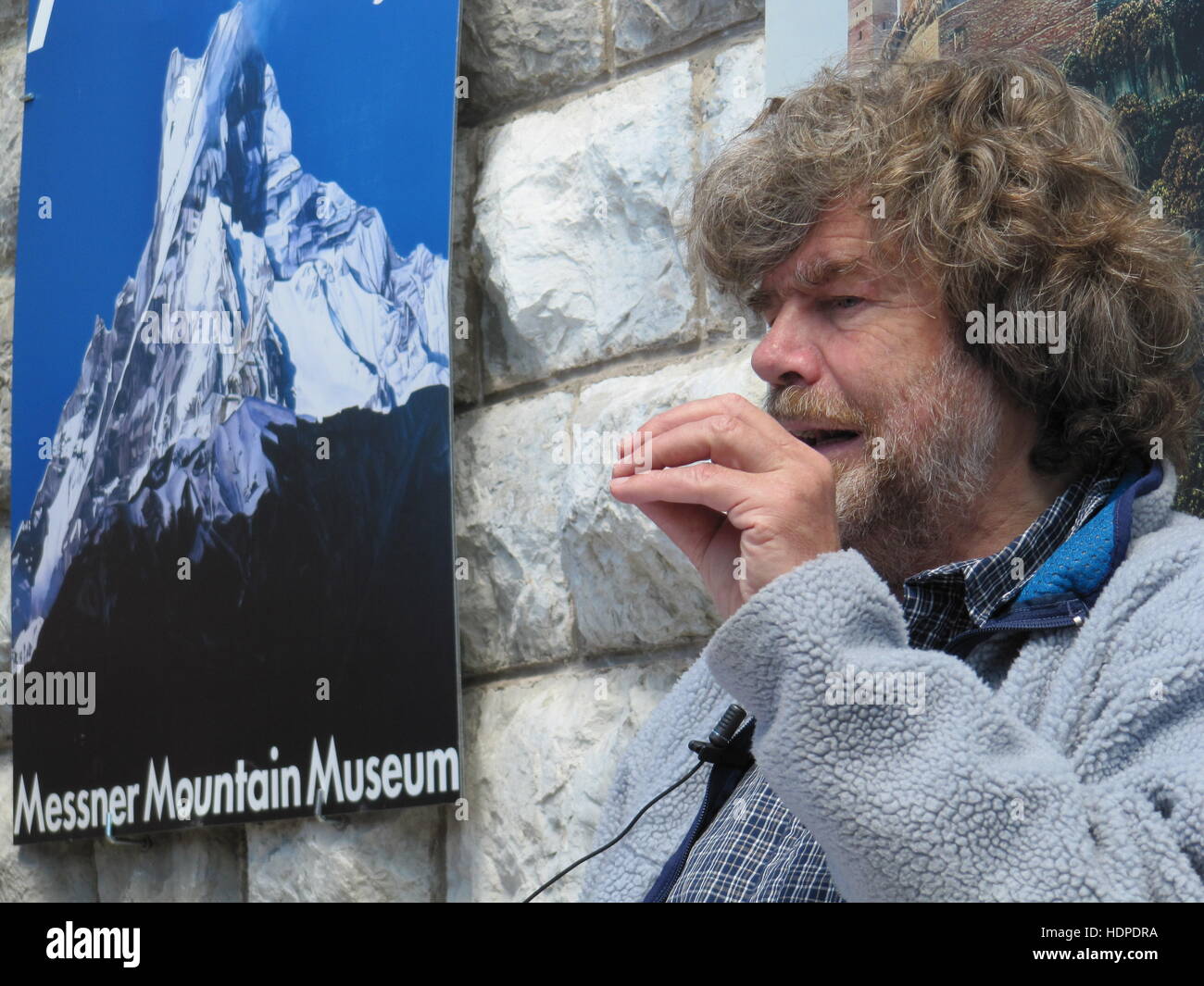 CADORE, ITALIE - 06 juin : l'alpiniste Reinhold Messner parle au cours ...
