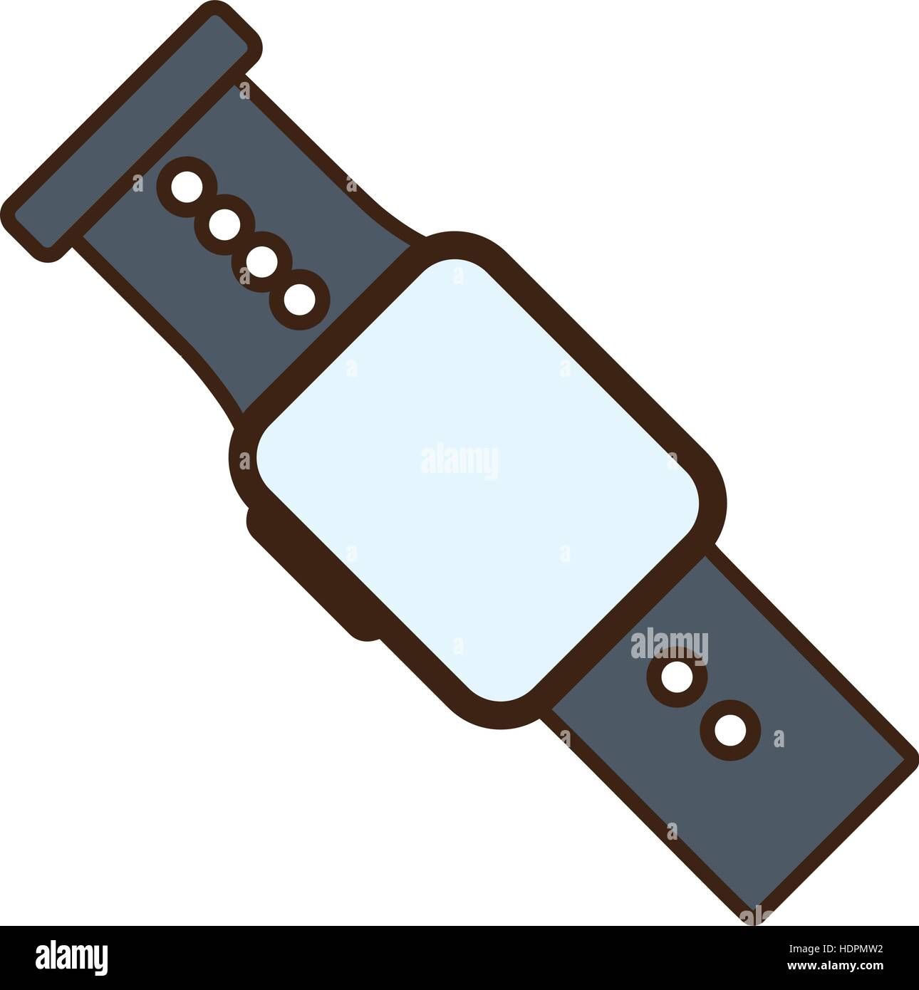 Cartoon smart watch wearable technology Banque d'images détourées - Alamy