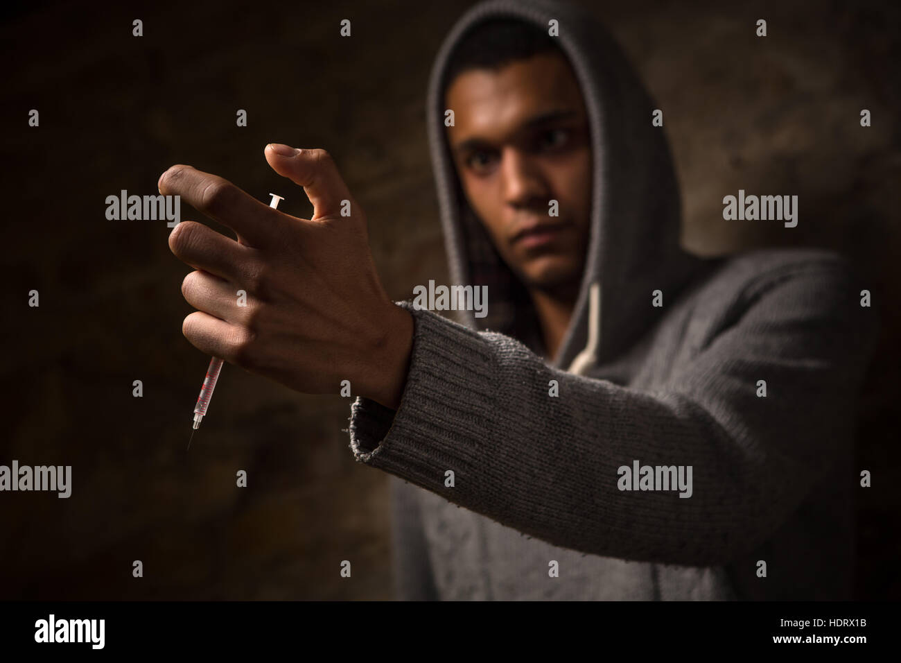 Drogue toxicomane à l'héroïne Banque de photographies et d’images à ...