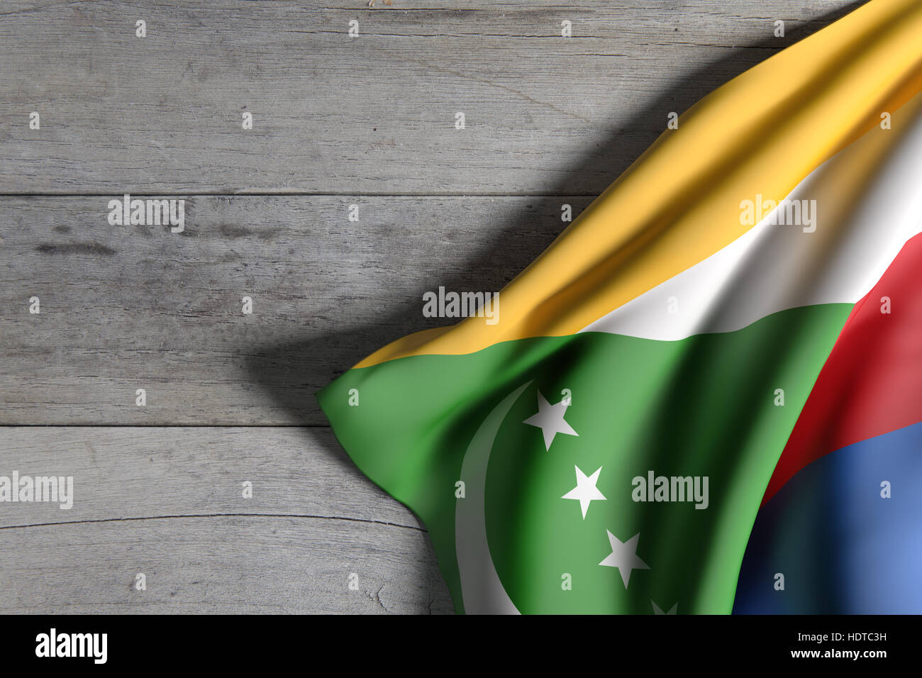 Drapeau en bois des comores Banque de photographies et d’images à haute ...