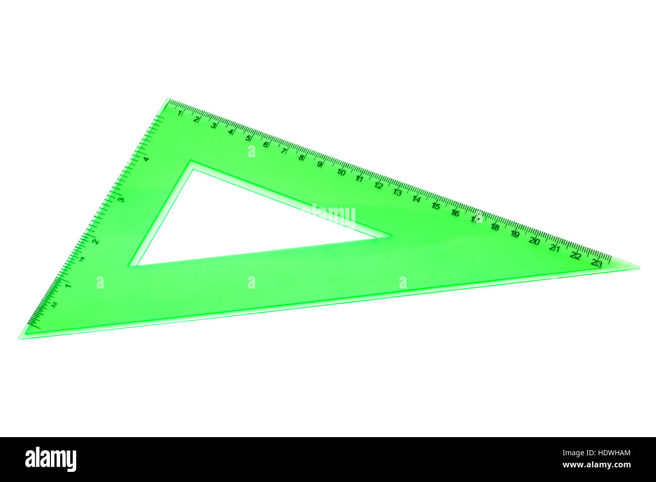 Le triangle vert Banque d'images détourées - Alamy