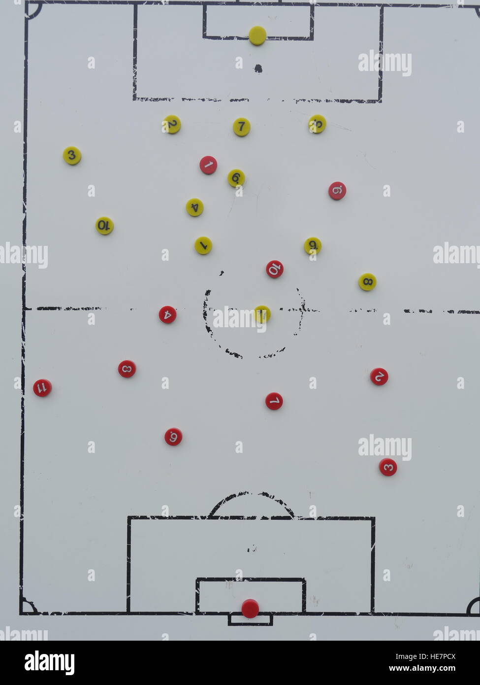 Football tactics board Banque de photographies et d’images à haute ...