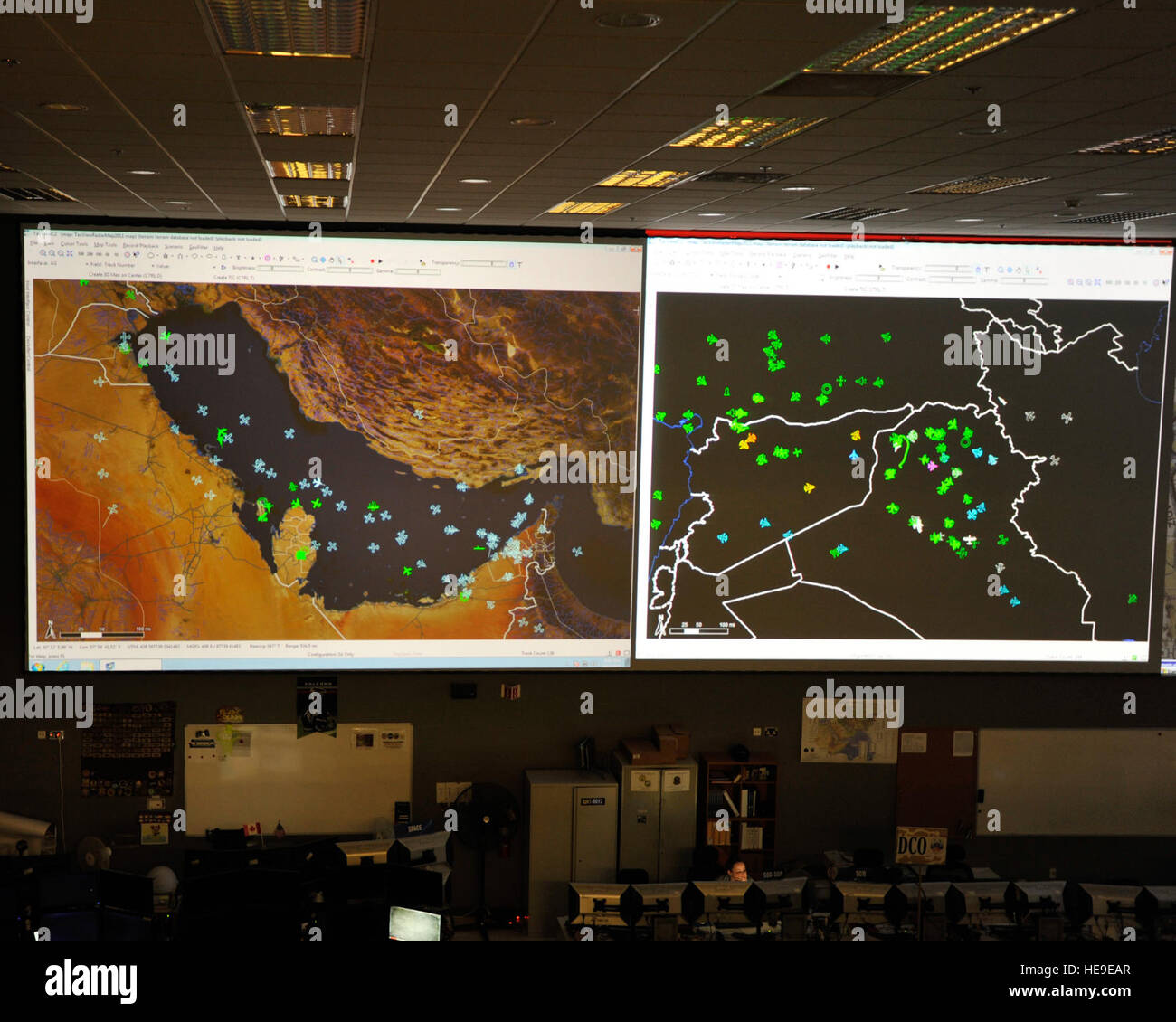 Combined air and space operations center Banque de photographies et d ...