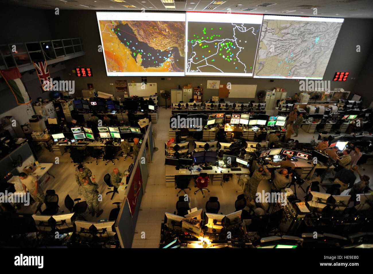 Combined air and space operations center Banque de photographies et d ...