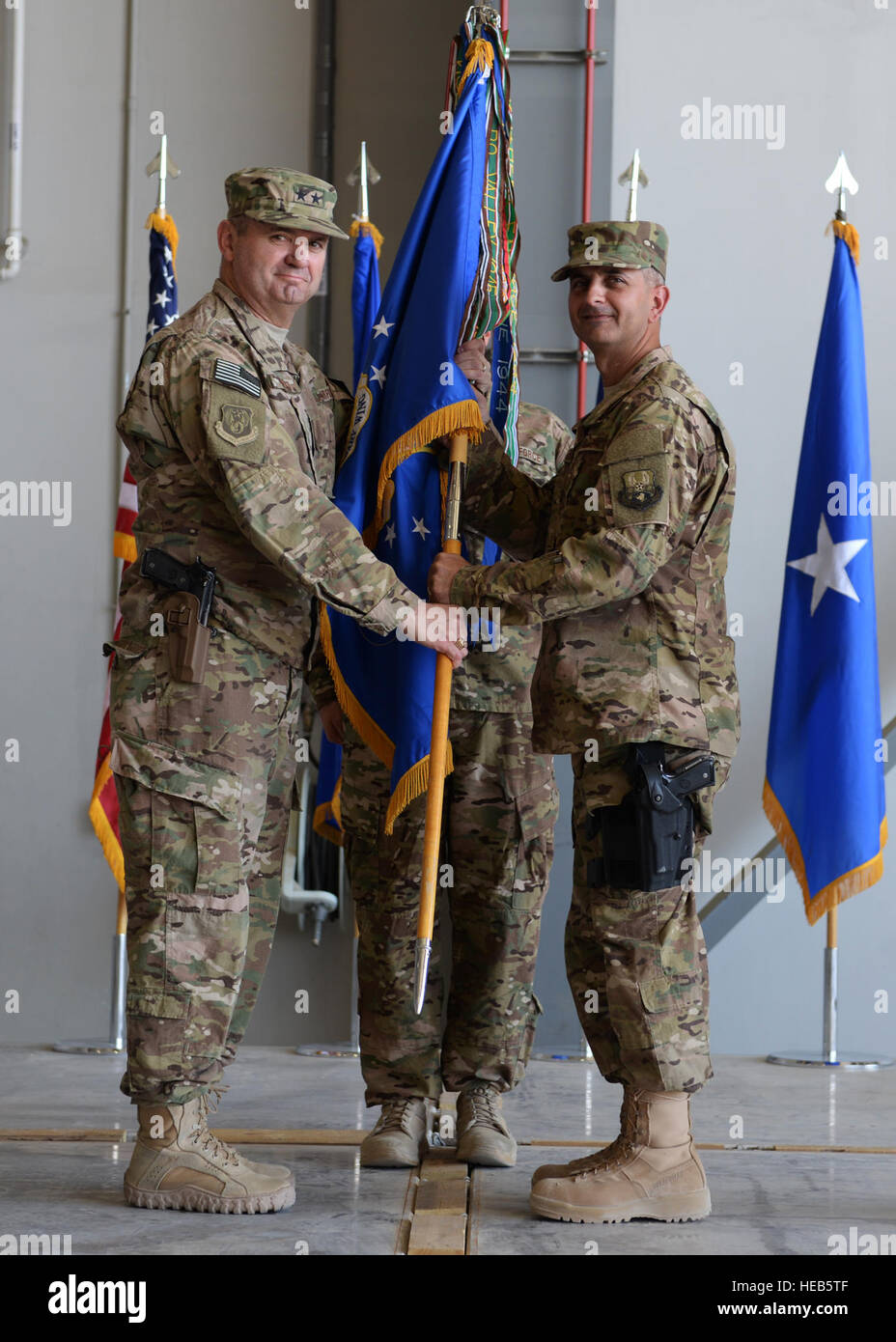 U.S. Air Force, le général Scott West, 9e corps expéditionnaire aérien ...