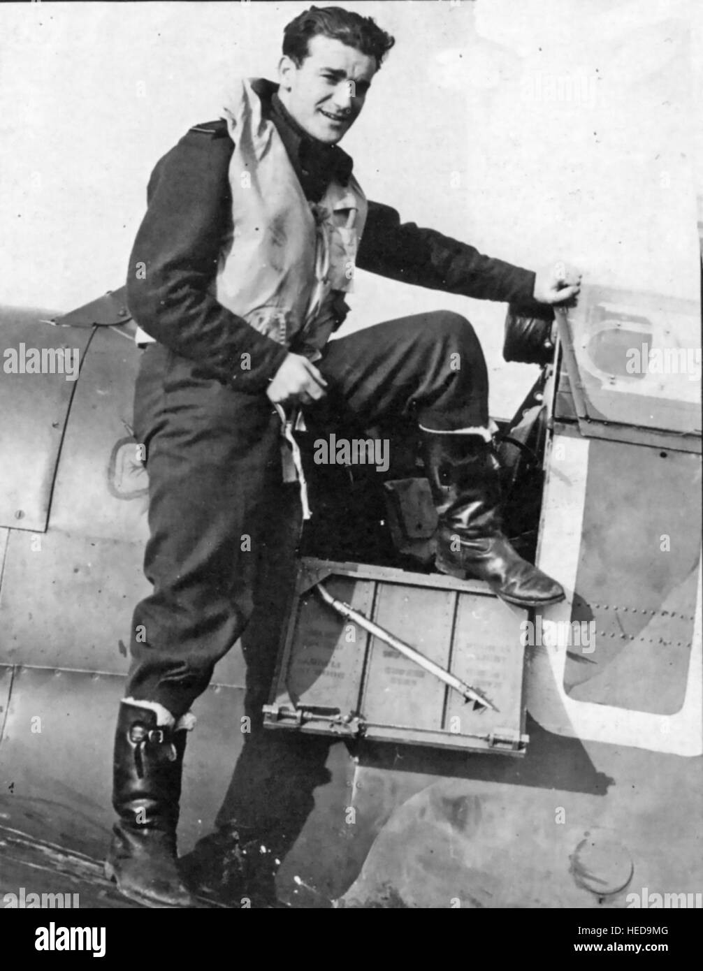 Pilote de raf spitfire de la seconde guerre mondiale Banque d'images ...