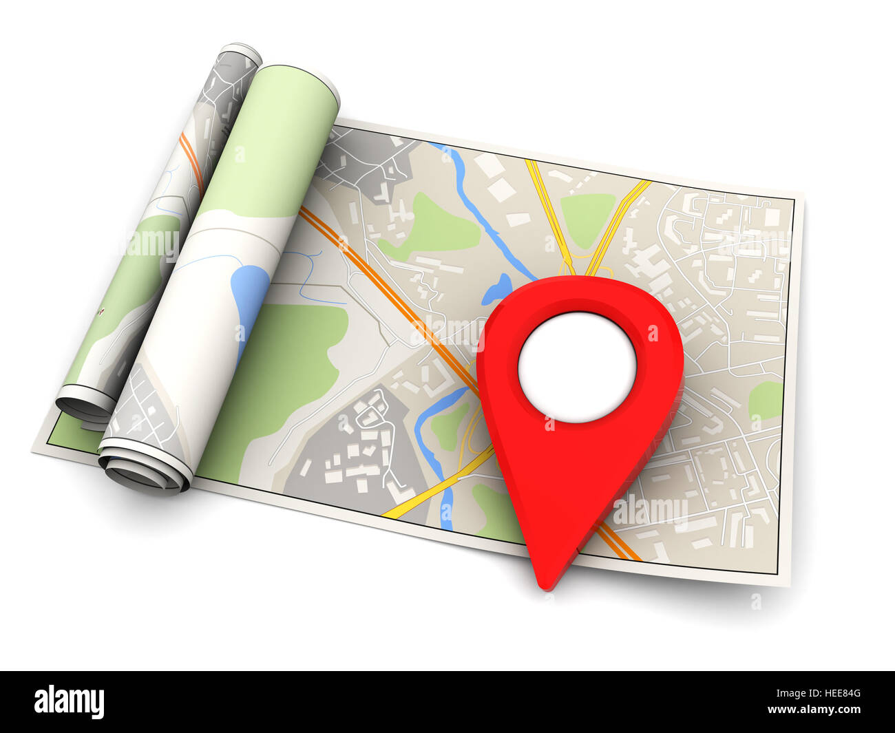 Mappa e informazioni Banque d'images détourées - Alamy