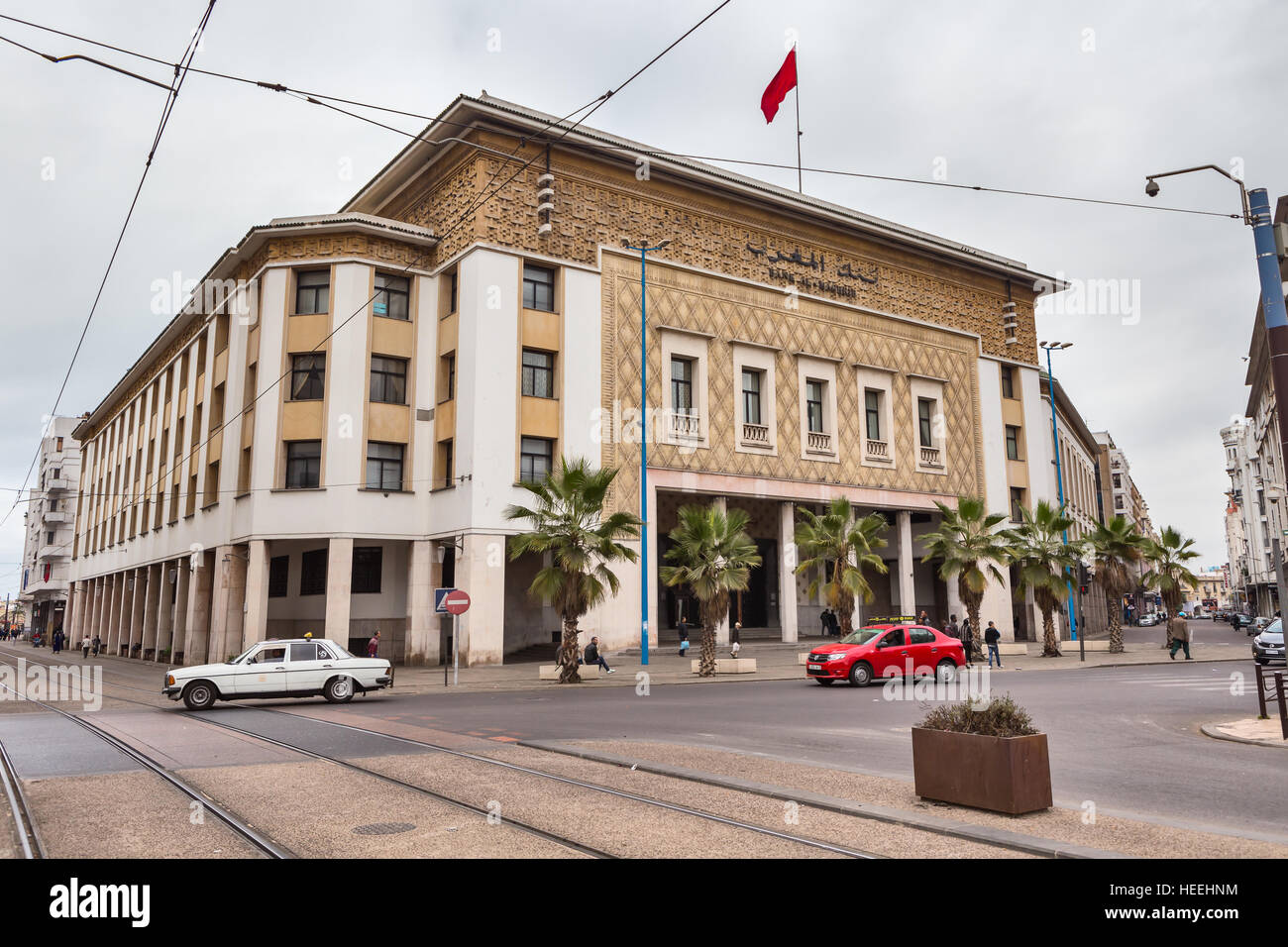 French colonial architecture casablanca morocco Banque de photographies ...