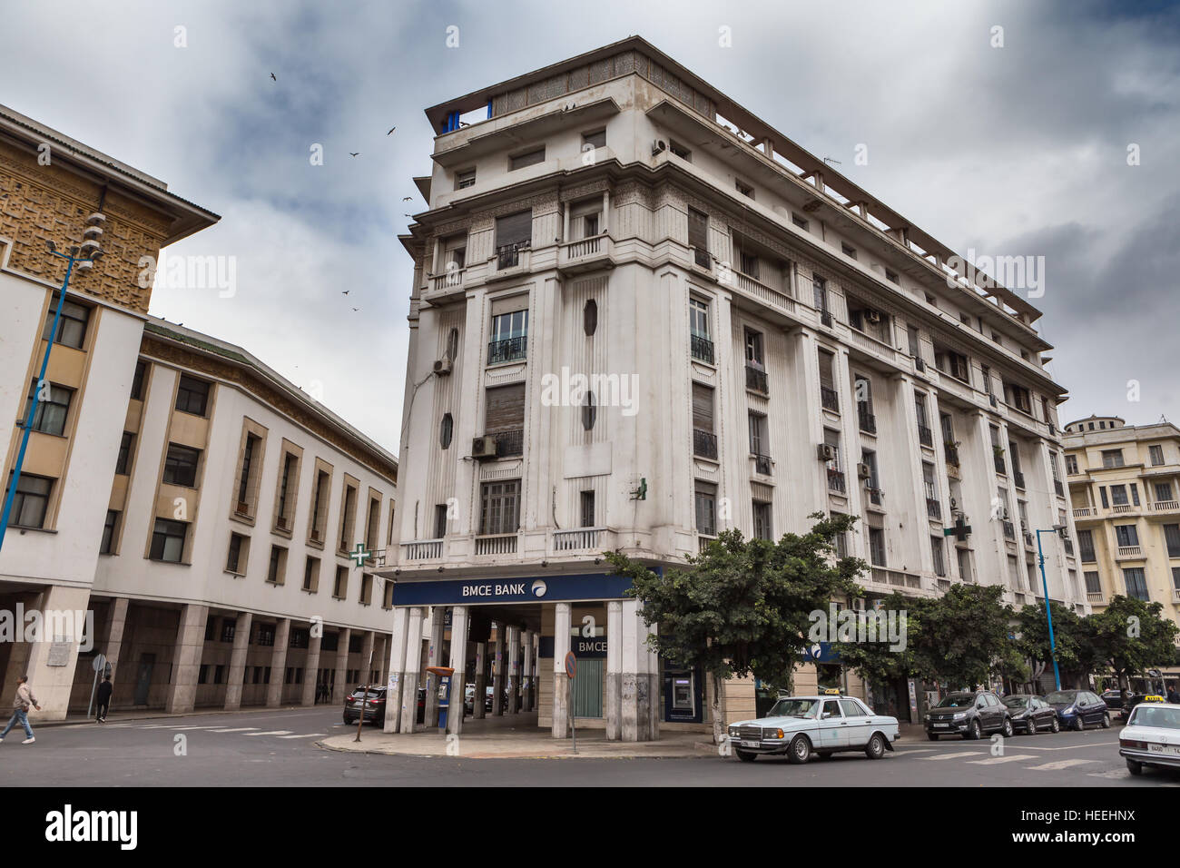 L'architecture coloniale française, Casablanca, Maroc Photo Stock - Alamy