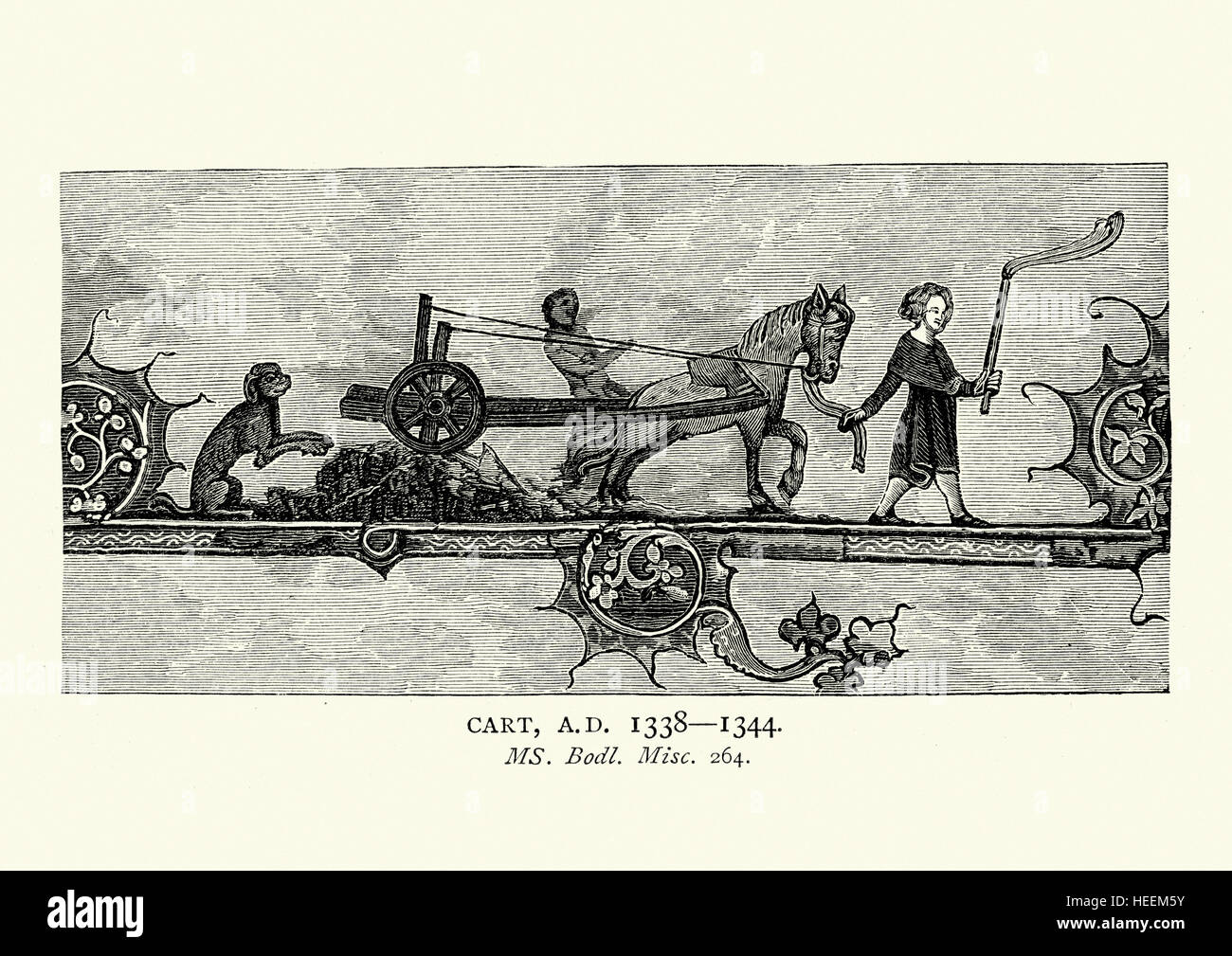 Charrue Médiévale Banque d'image et photos - Alamy