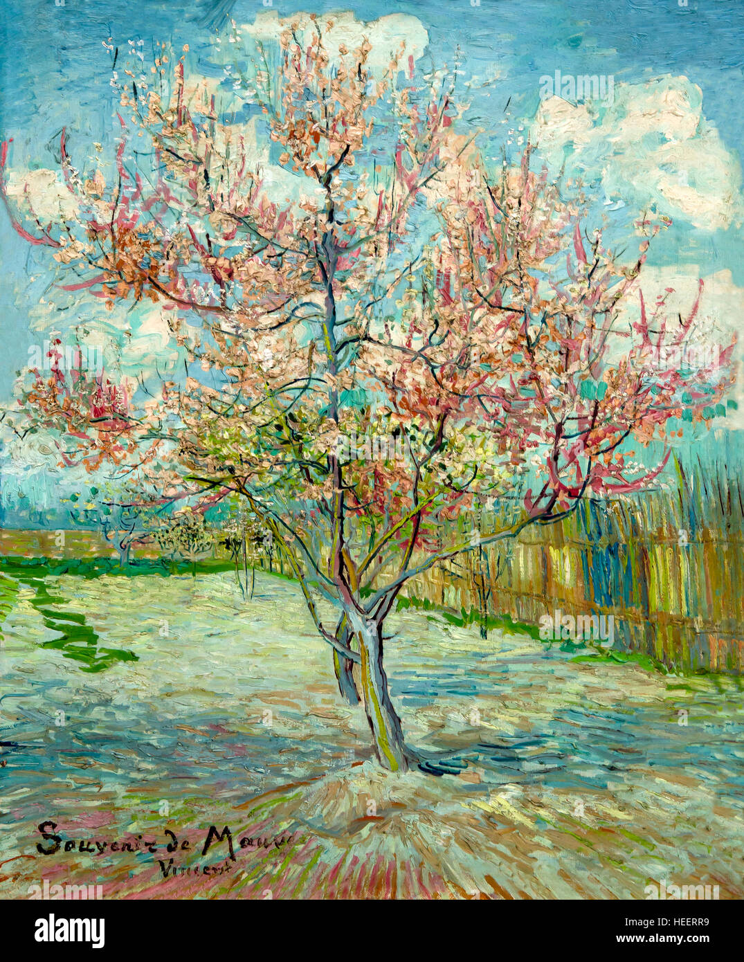 Rose pêche arbres, par Vincent van Gogh, 1888, Kroller-Muller Museum ...