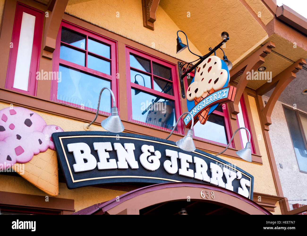 Ben and jerrys ice cream shop Banque de photographies et d’images à ...
