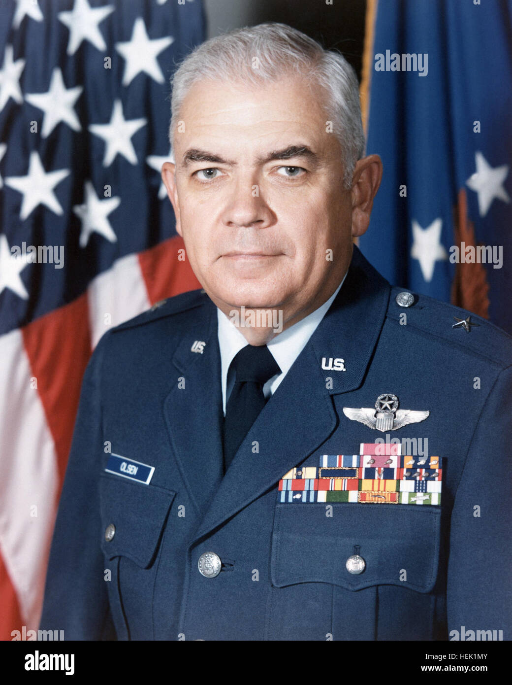 Le Brigadier-général (Bgén) Thomas R. Olsen, USAF (découvert) Thomas R ...