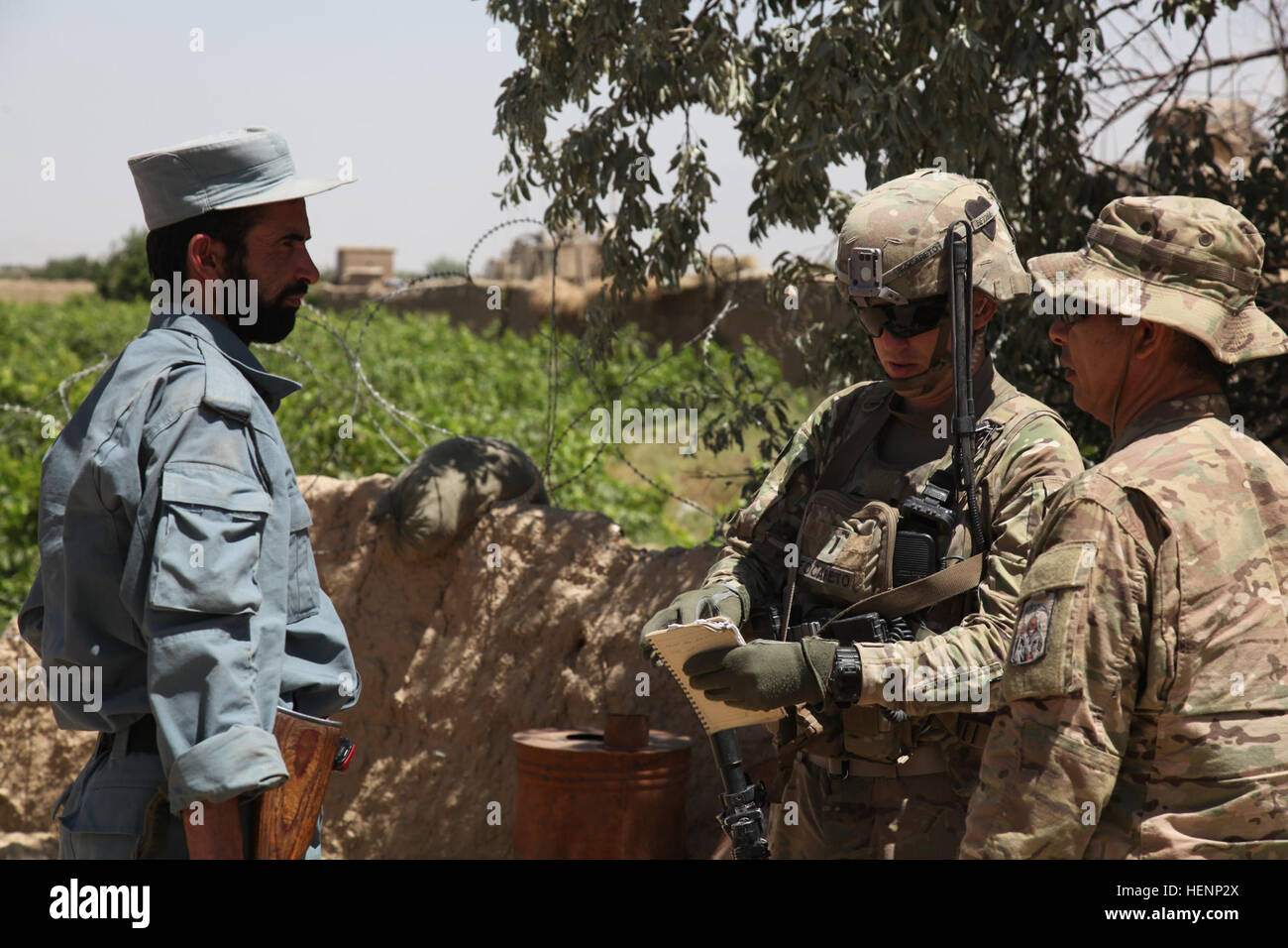 Patrouille de reconnaissance de zone Banque de photographies et d ...