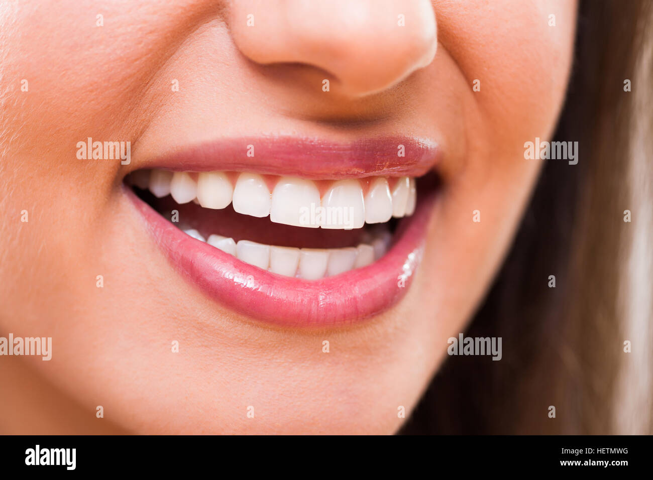 Dents Parfaites Banque d'image et photos - Alamy