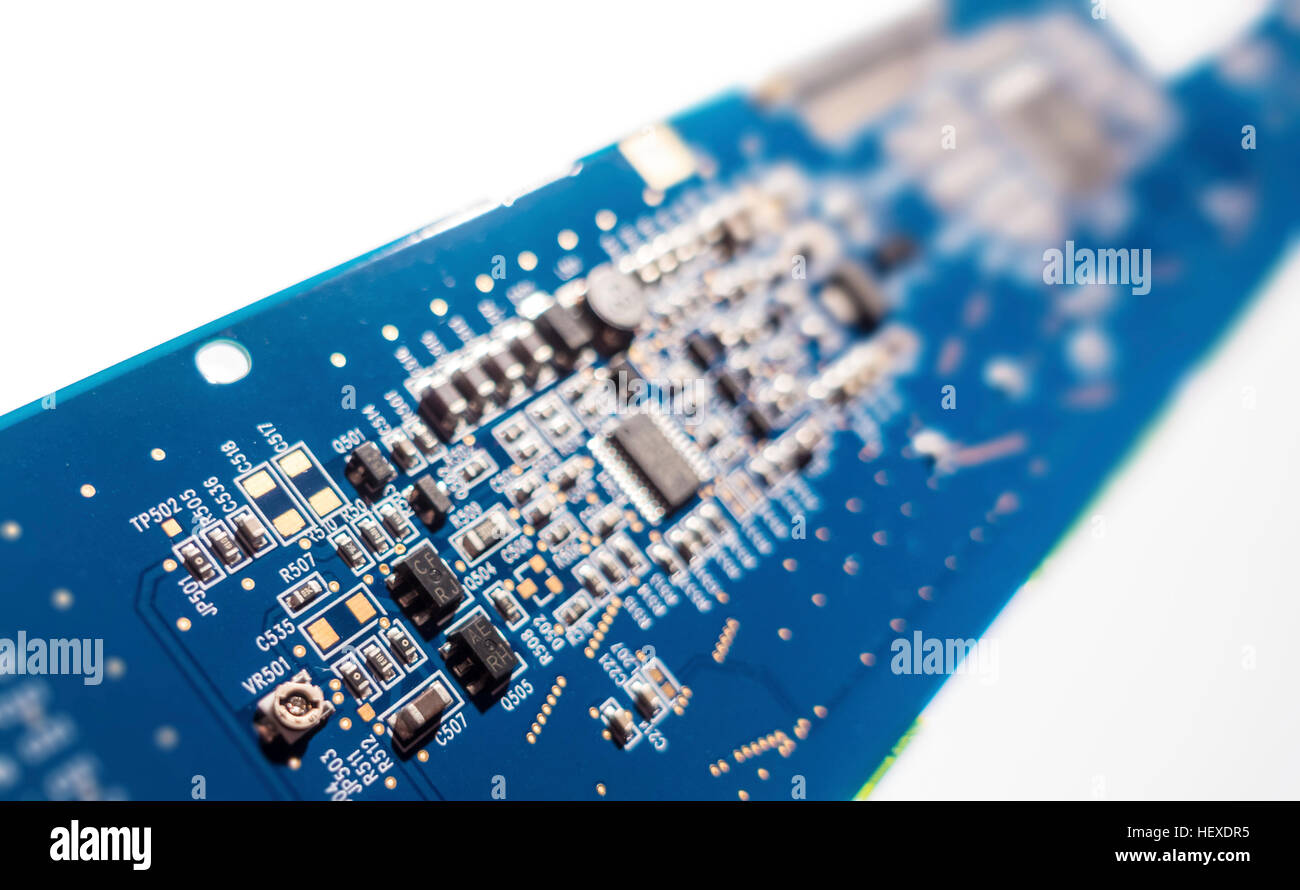 Electronic circuit board Banque de photographies et d’images à haute résolution - Alamy