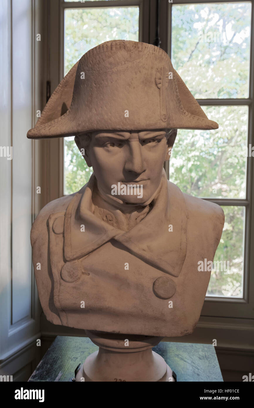 Buste en marbre de Napoléon, Musée Napoléon, Musée Napoléonien, Ile-d ...