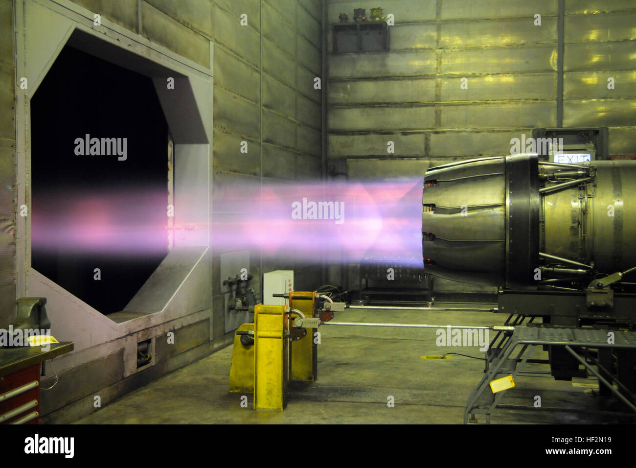 Jet engine test cell Banque de photographies et d’images à haute ...