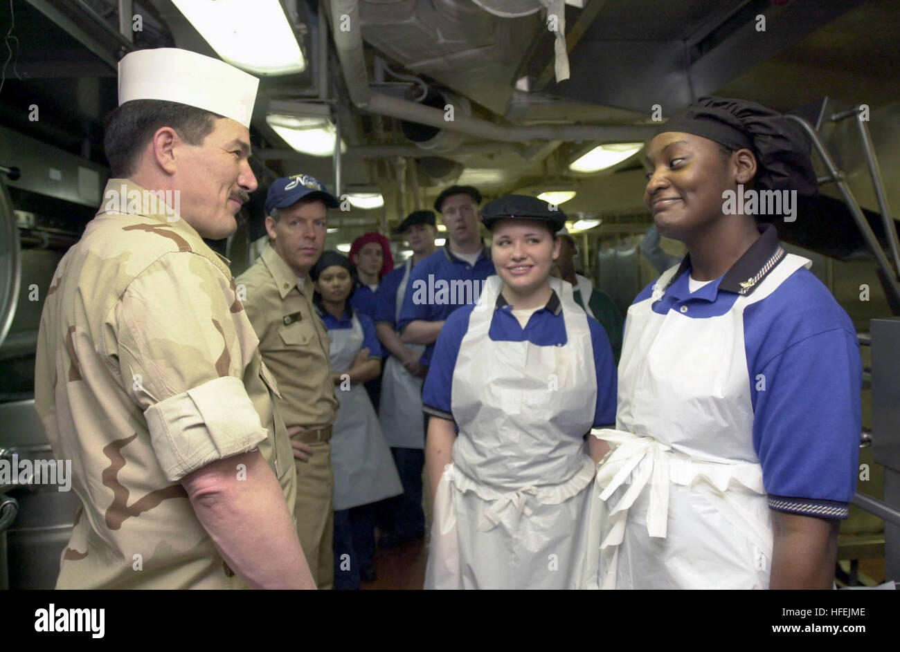 Master chief petty officer of the navy terry scott Banque de ...