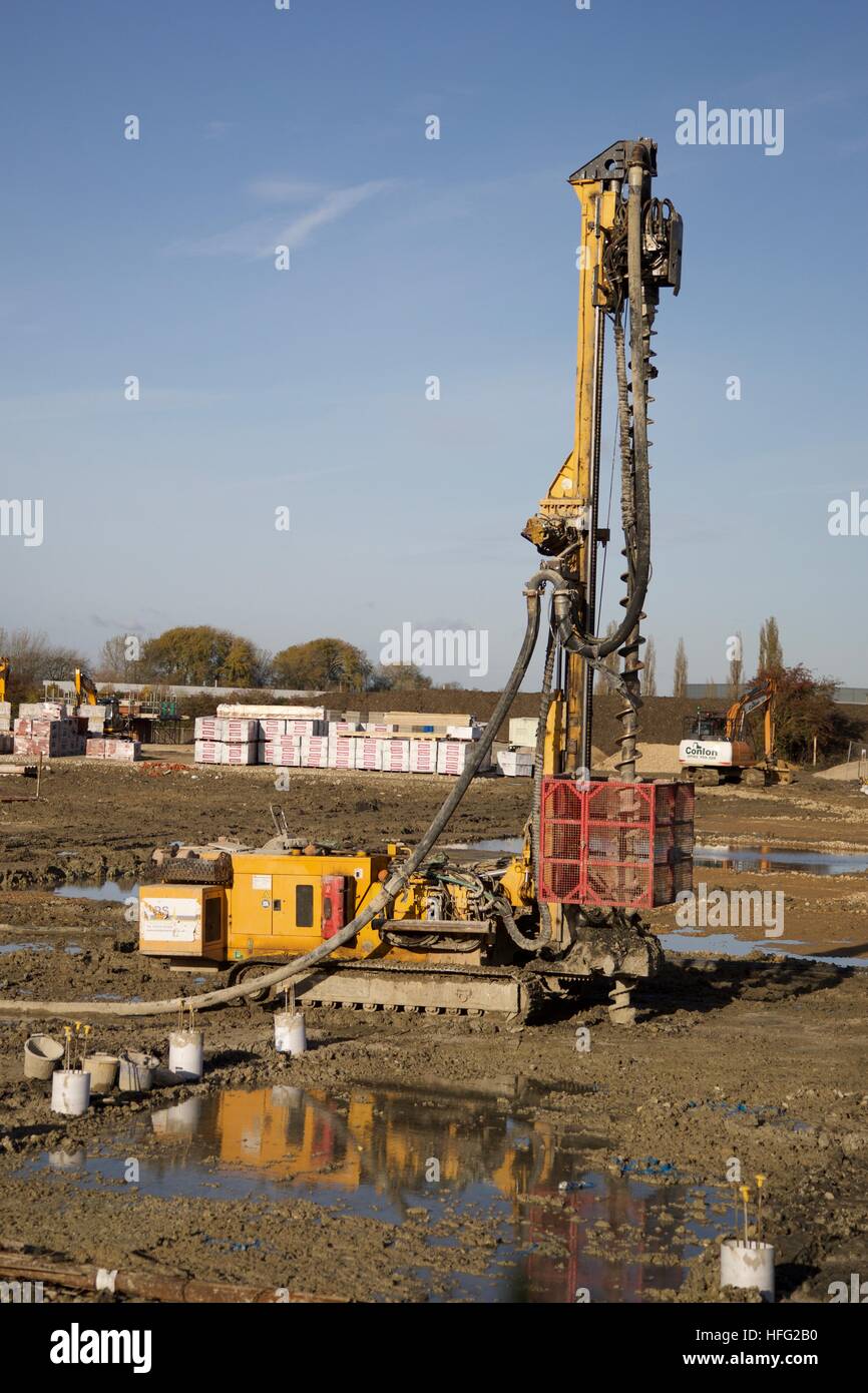 Piling drill Banque de photographies et d’images à haute résolution - Alamy